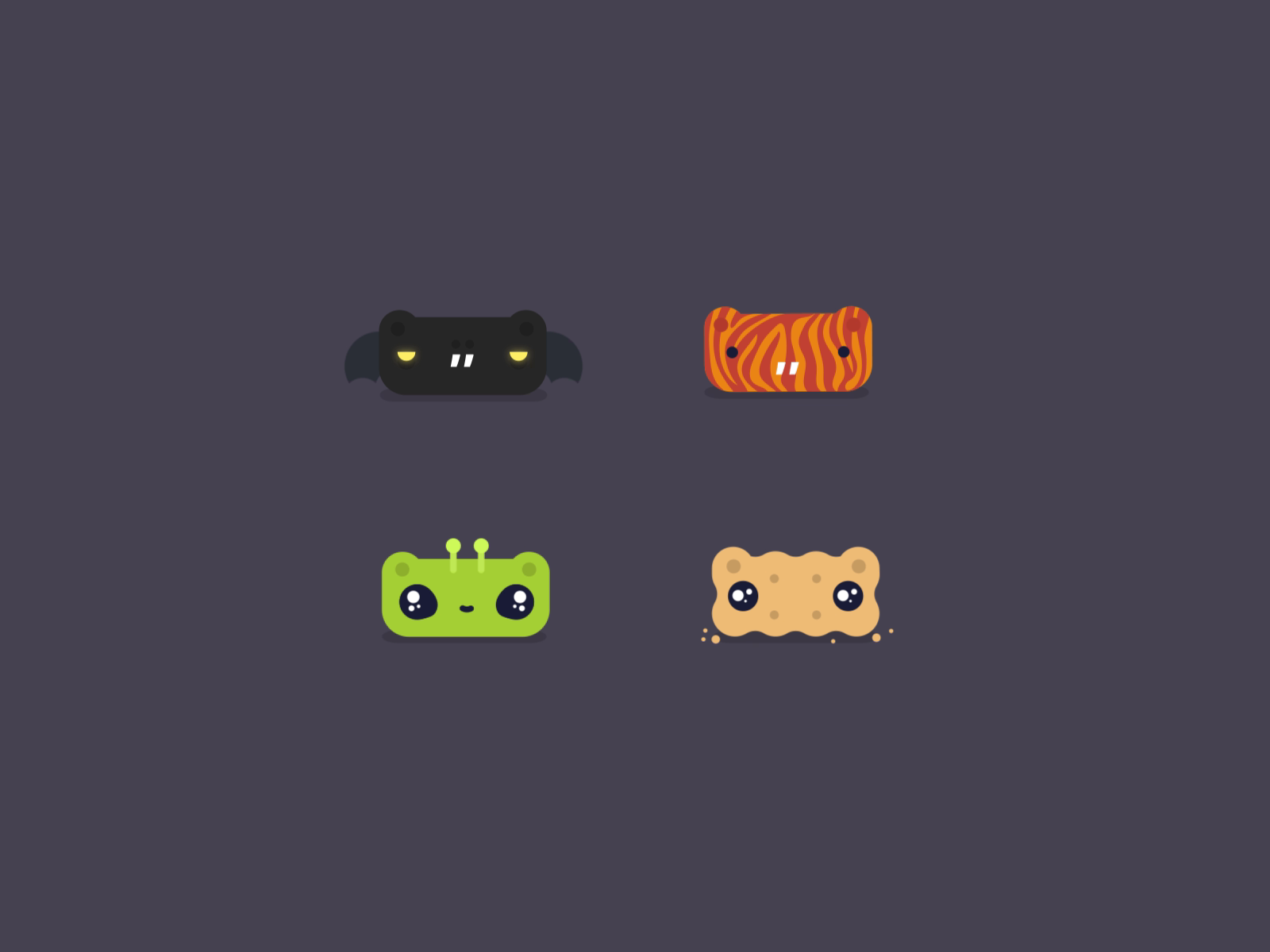 Square Cats Character Animation Part 2 by Yauheni Haba on Dribbble