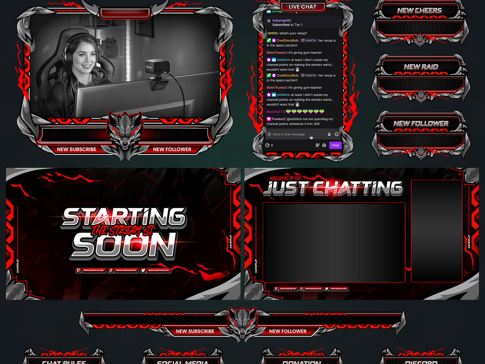 Stream Overlay Fox - Esport Overlay - Stream Overlay by MegastreamGfx ...