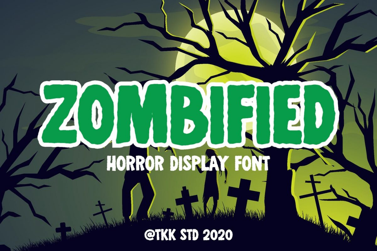 Zombified – Horror and Spooky Font by The Bundles on Dribbble