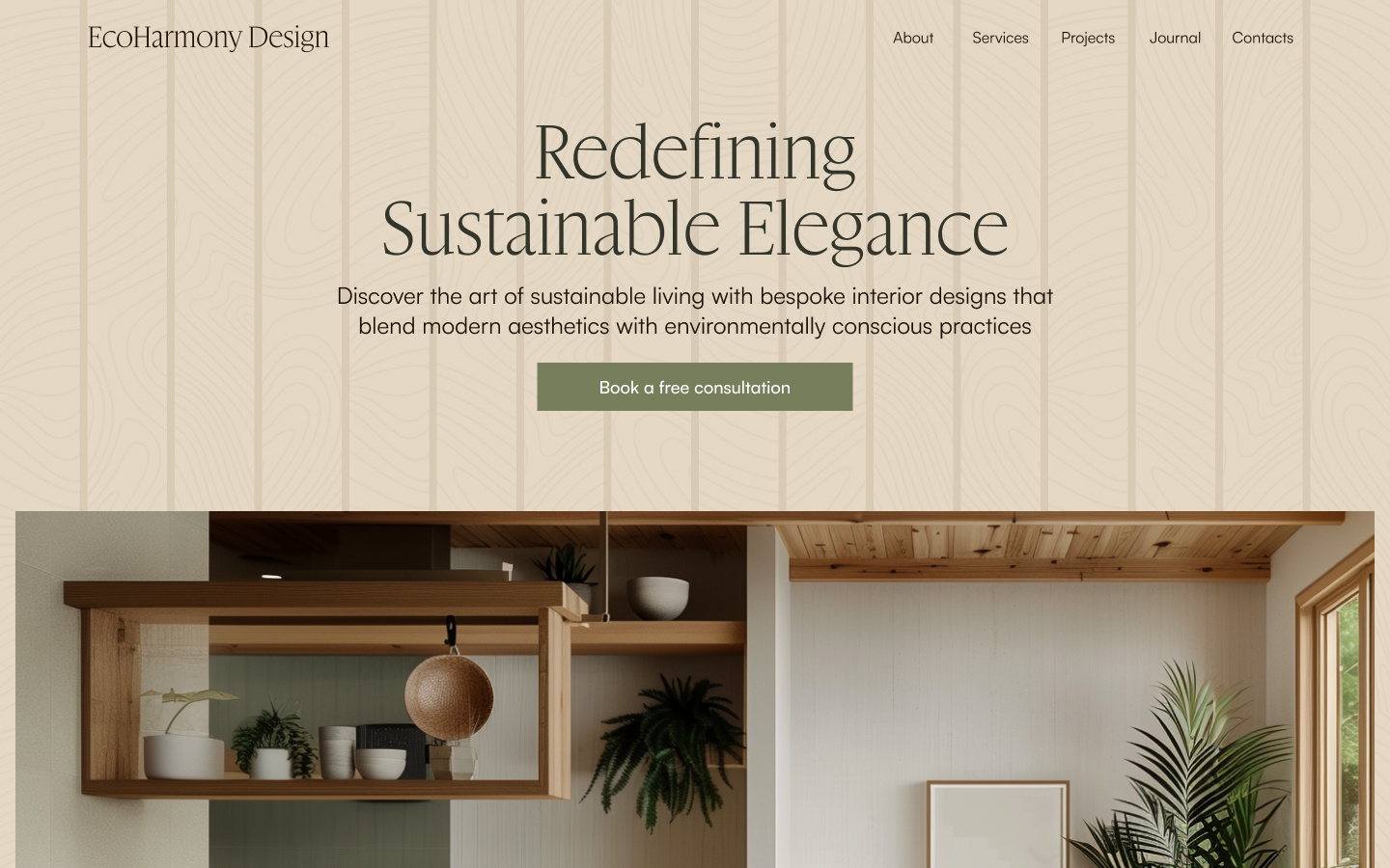 EcoHarmony Design - interior design studio by Gabriele Puia on Dribbble