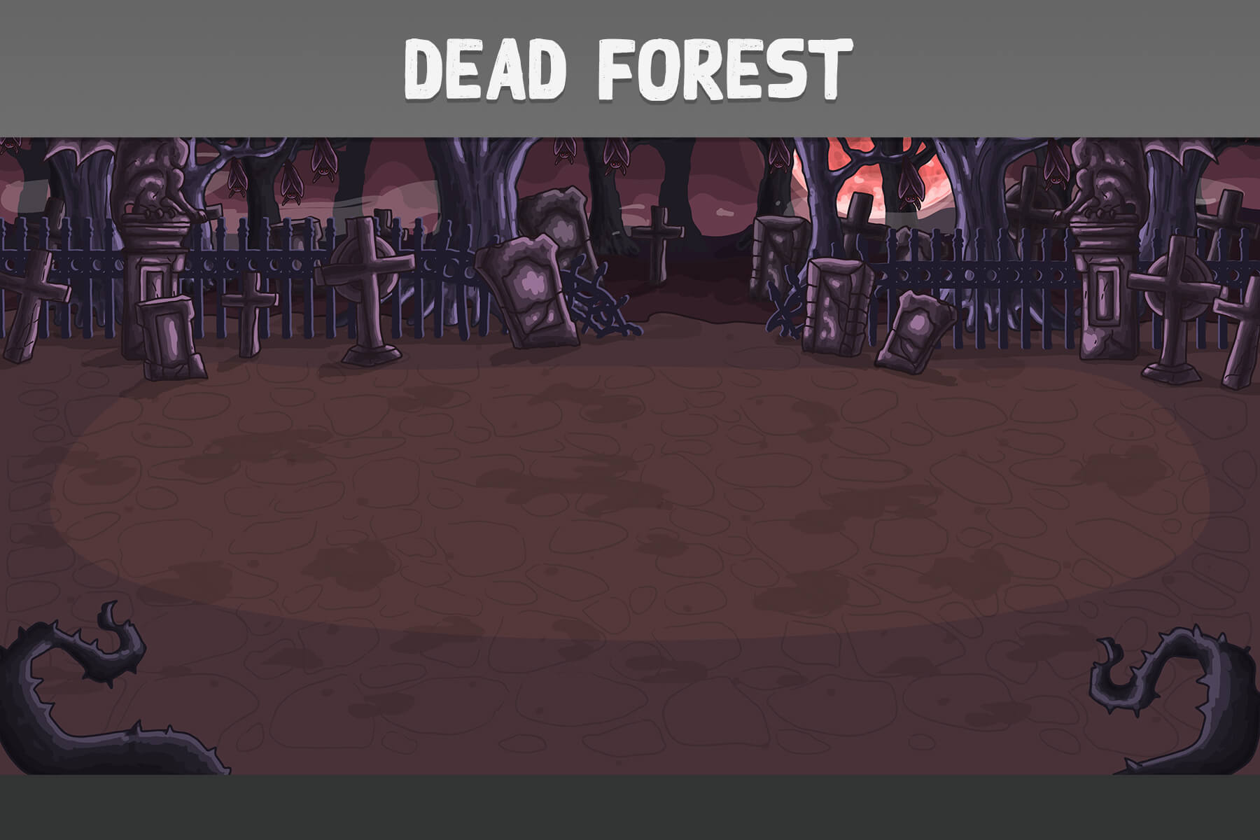 Vampire Horizontal Battle Backgrounds by 2D Game Assets on Dribbble