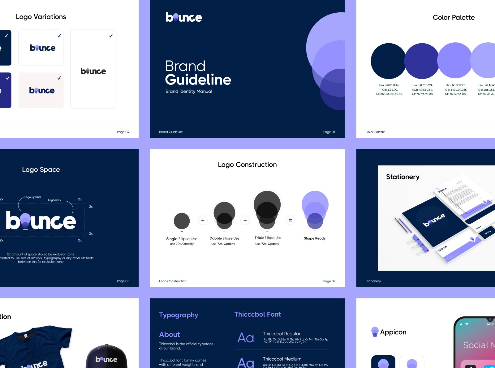 Bounce Brand Guidelines by Concypt on Dribbble