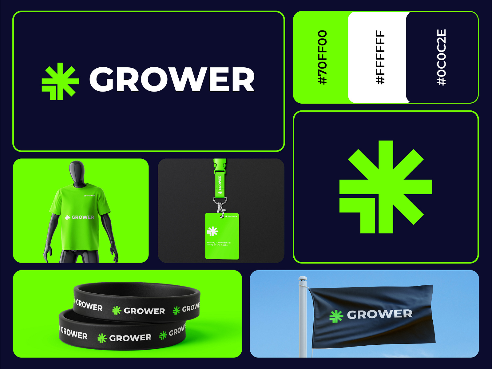 GROWER | Logo and brand identity design by Mohammad Raja | Logo and ...