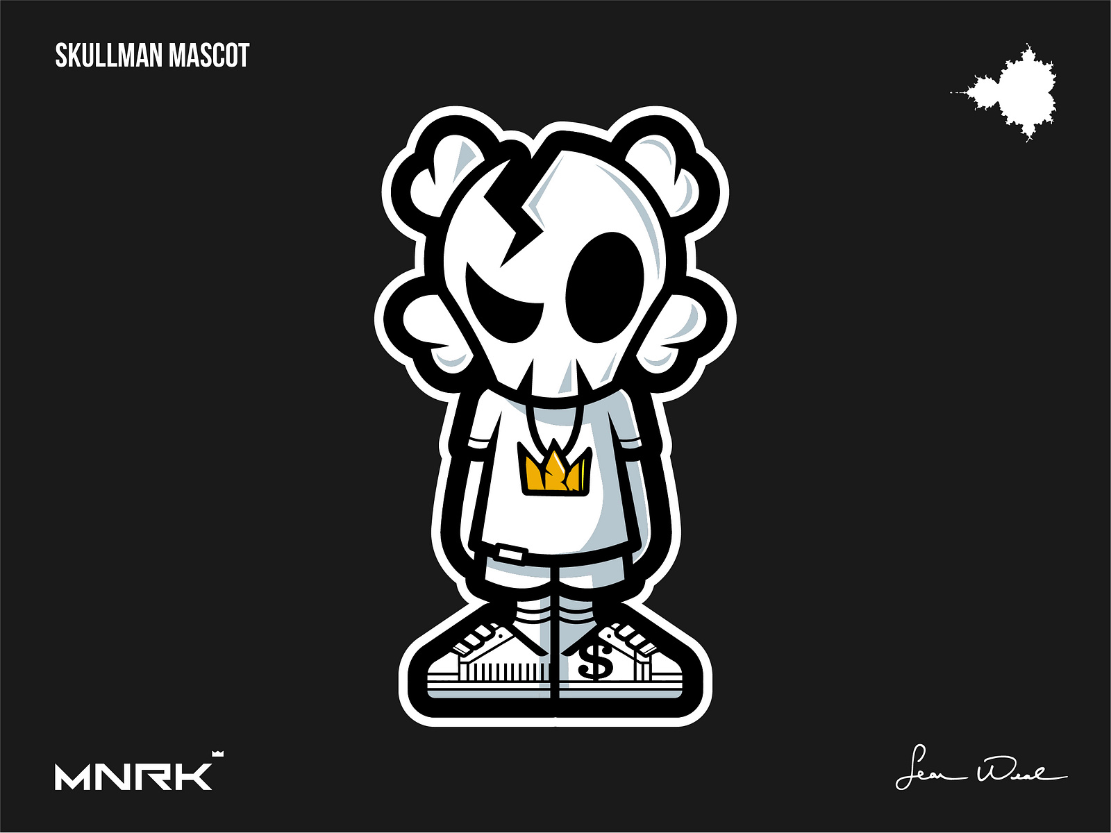Skullman Skeleton Mascot Logo by Sean Weal on Dribbble