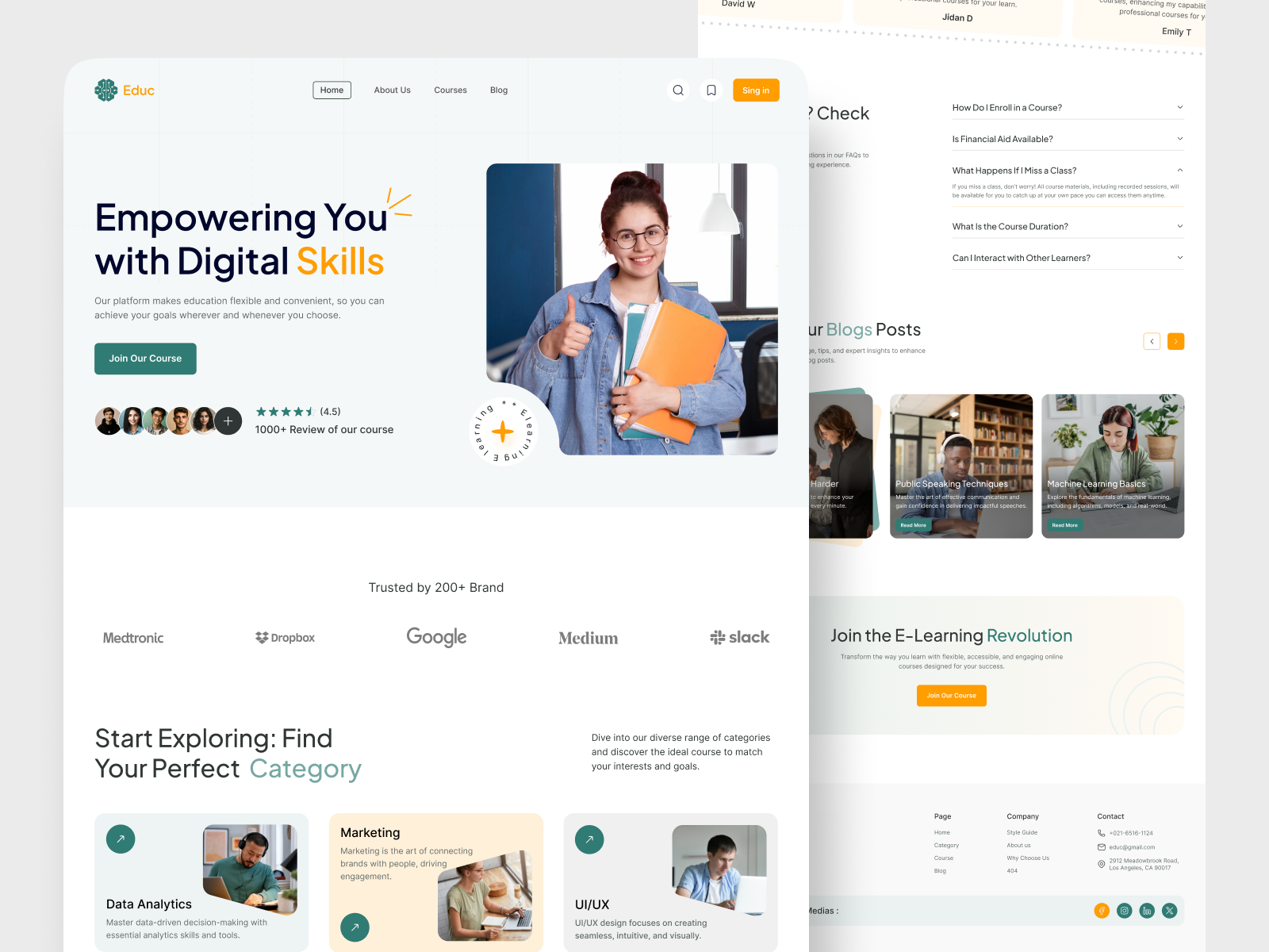 Browse thousands of Education Website images for design inspiration ...