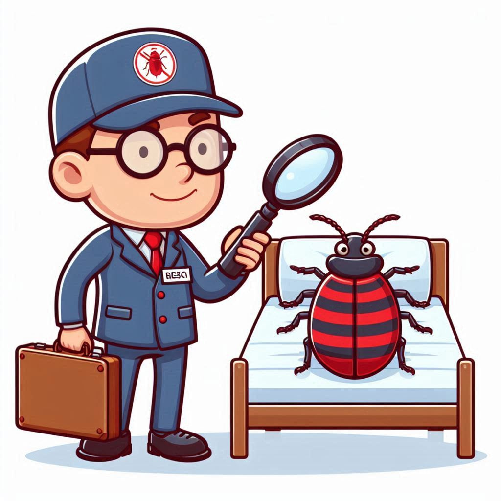 Bed bug inspection cartoon by Travis Mcintyre on Dribbble