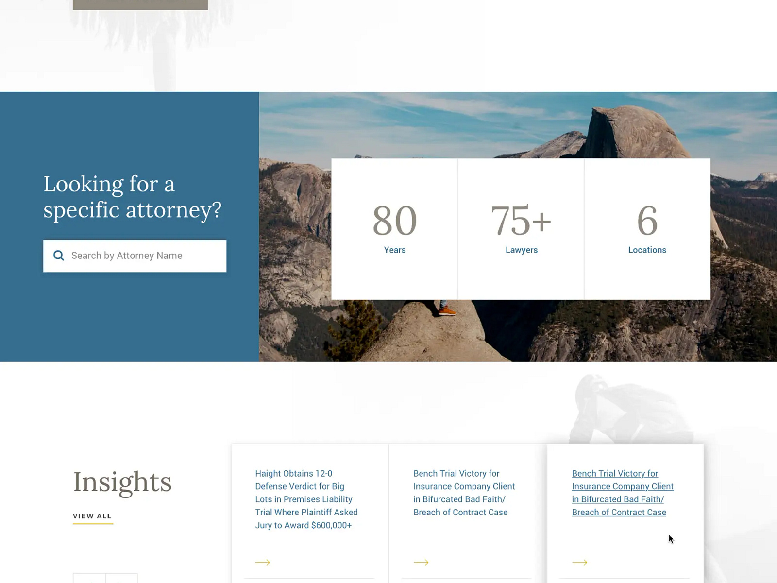 Haight Brown & Bonesteel LLP Website Redesign & Platforming by SPINX Digital on Dribbble