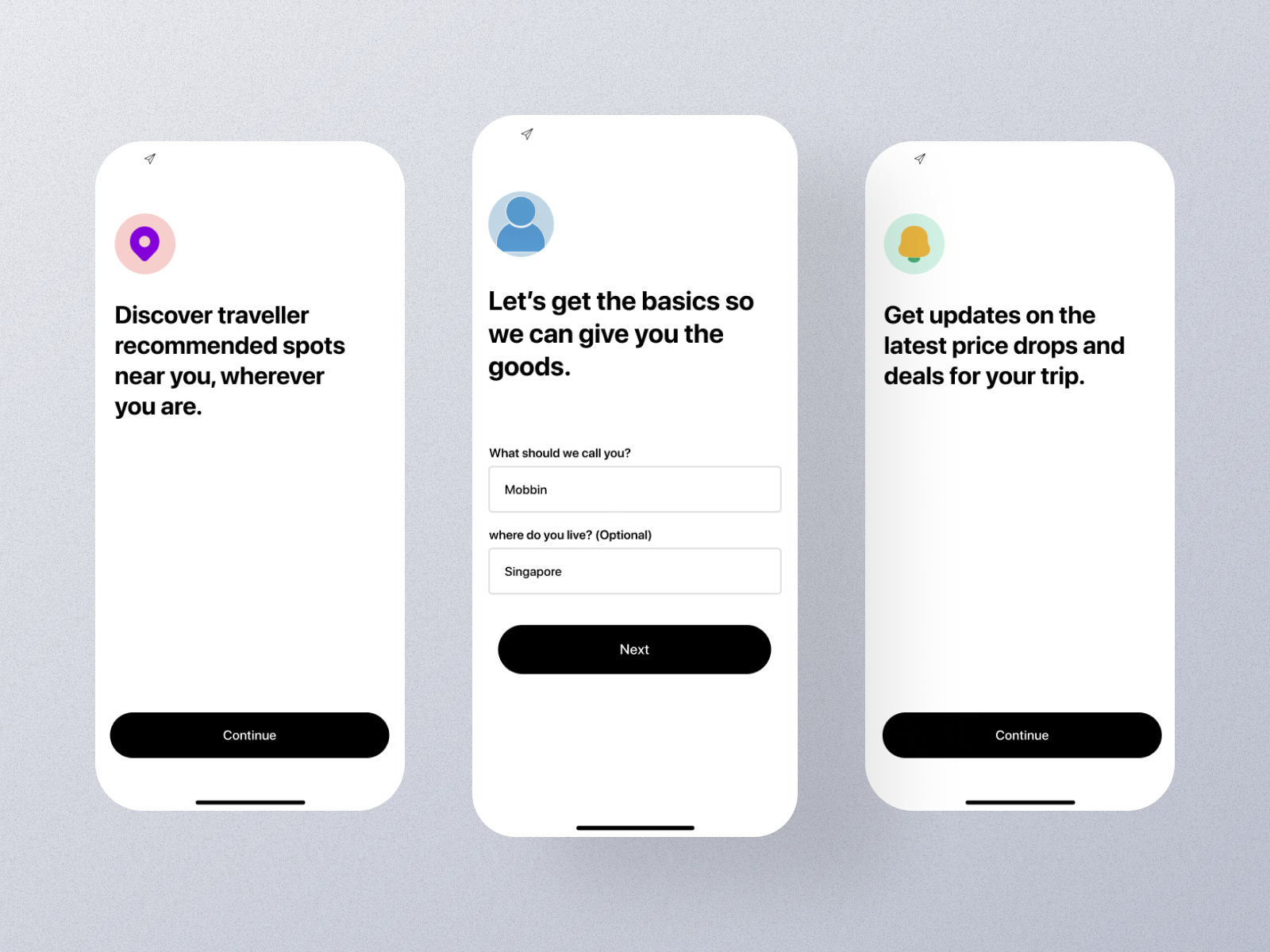 Onboarding Mobile App Ui by UI Ants on Dribbble
