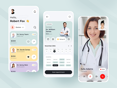 Doctor Appointment Booking Mobile App by Md Abdul kadir on Dribbble