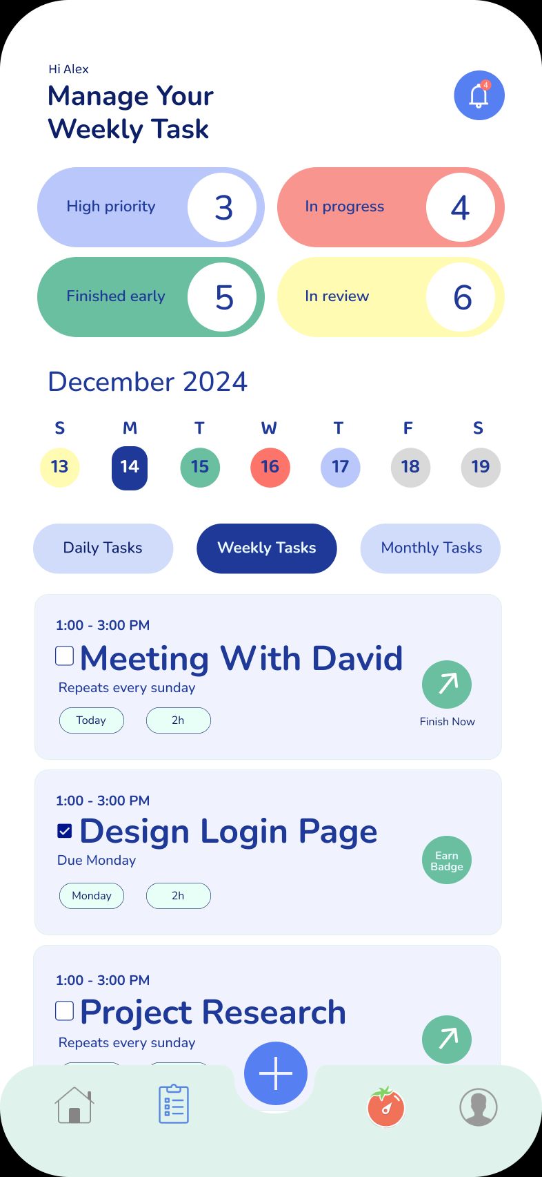 TimeCraft - a time management app by Anika Alam Oyishi on Dribbble