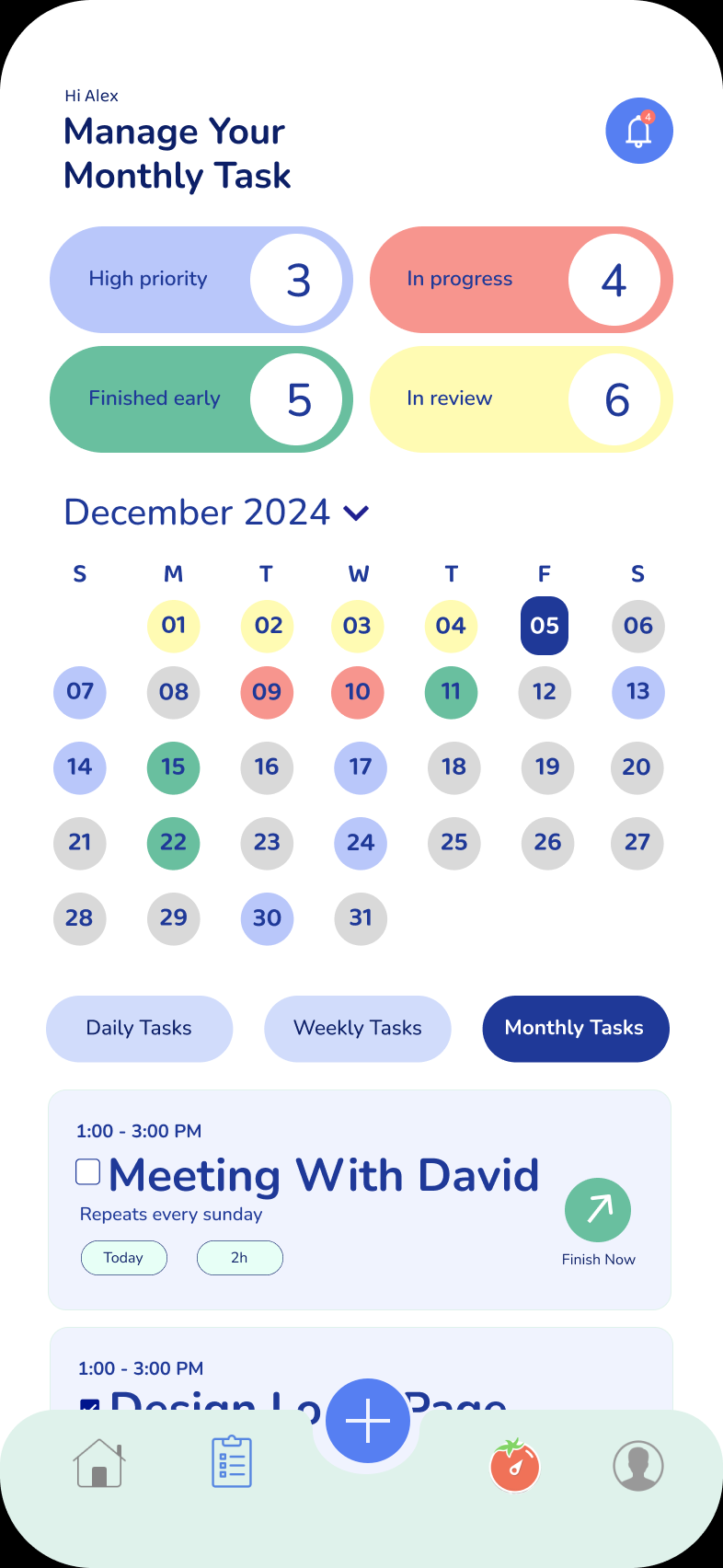 TimeCraft - a time management app by Anika Alam Oyishi on Dribbble