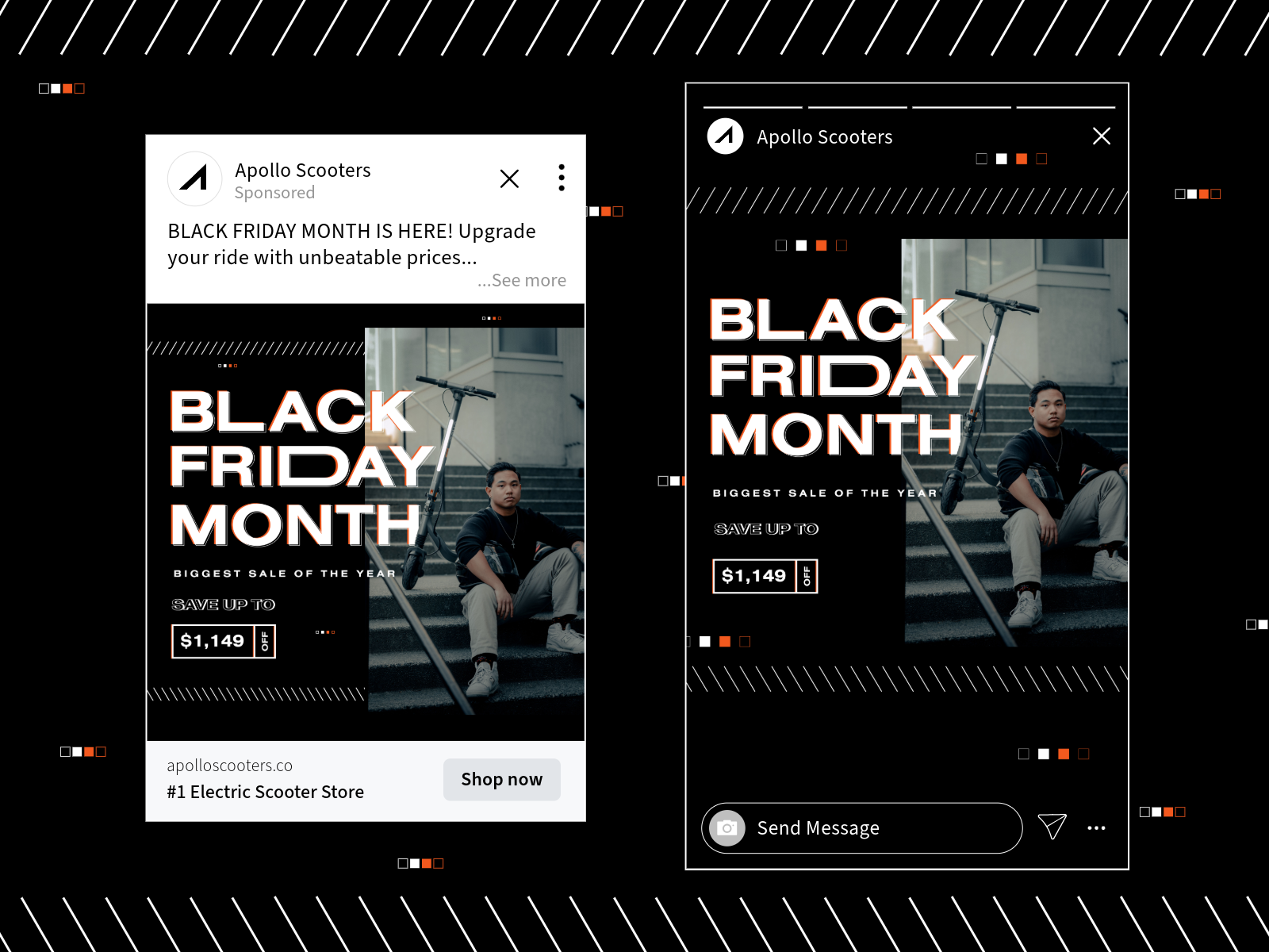 Apollo Scooters | Black Friday Meta Ads by Kyle Wedemeyer for Black ...