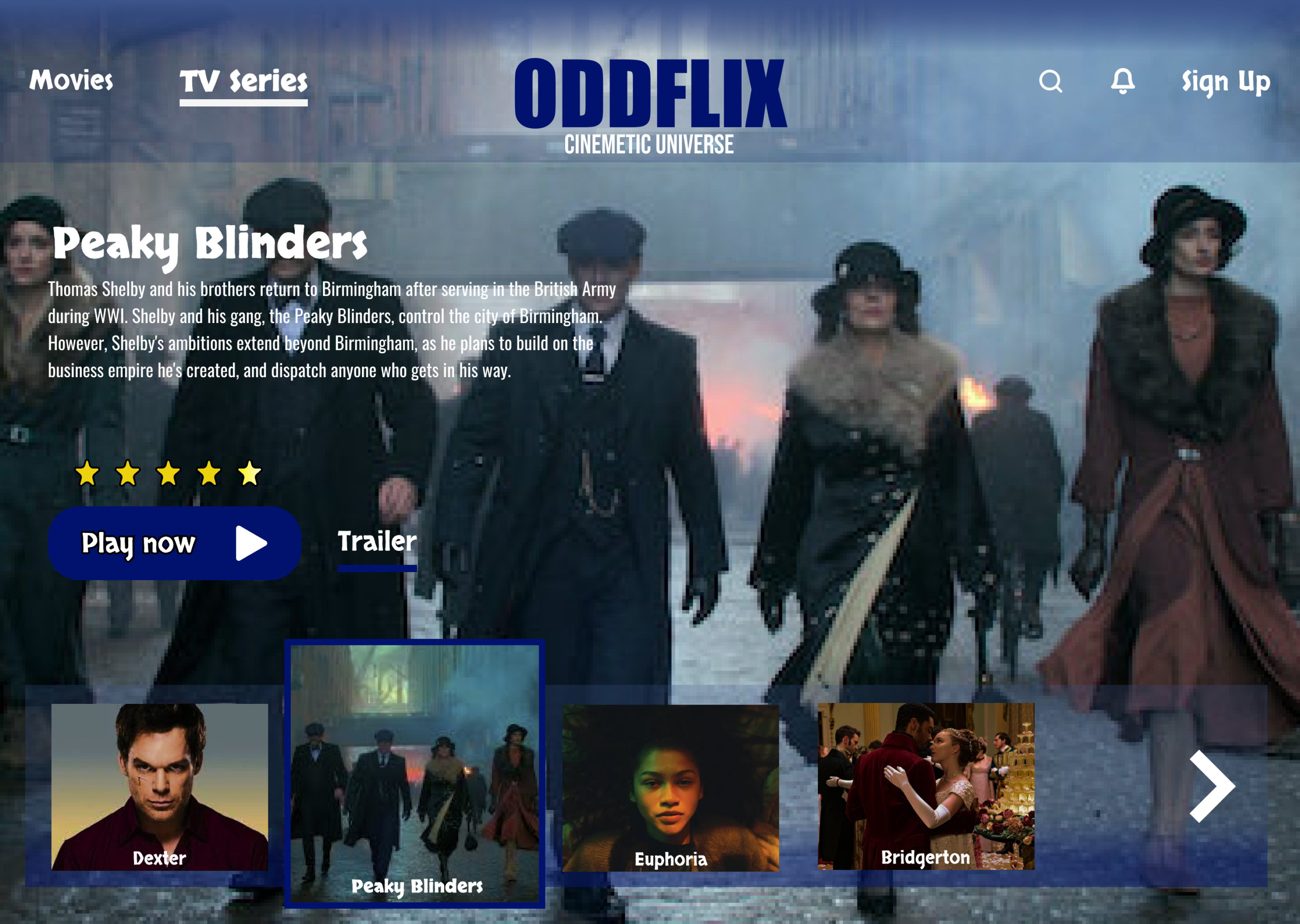 Modern OTT Platform UI Design by Basharat Parika on Dribbble