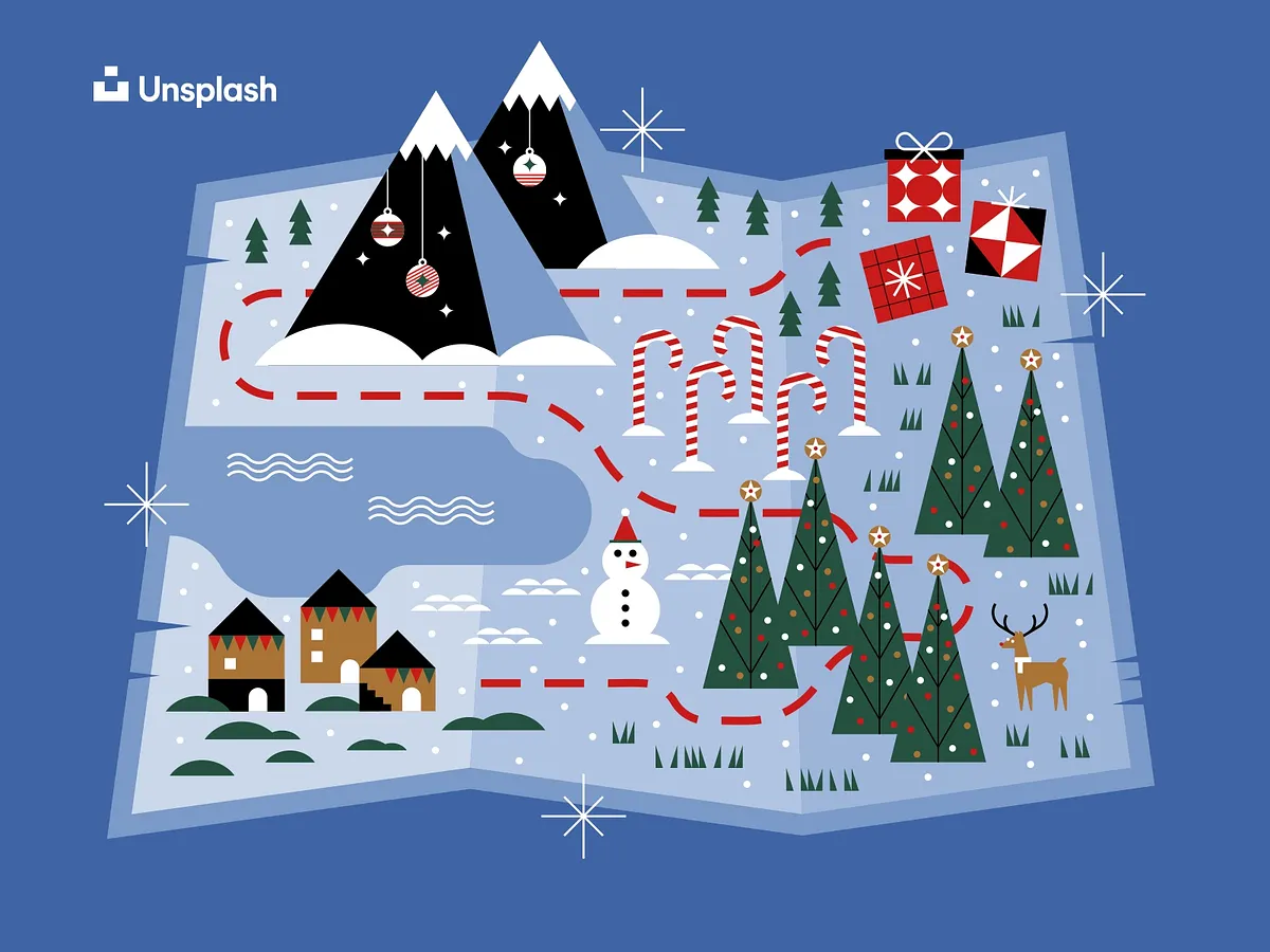 Browse thousands of Christmas Map images for design inspiration | Dribbble