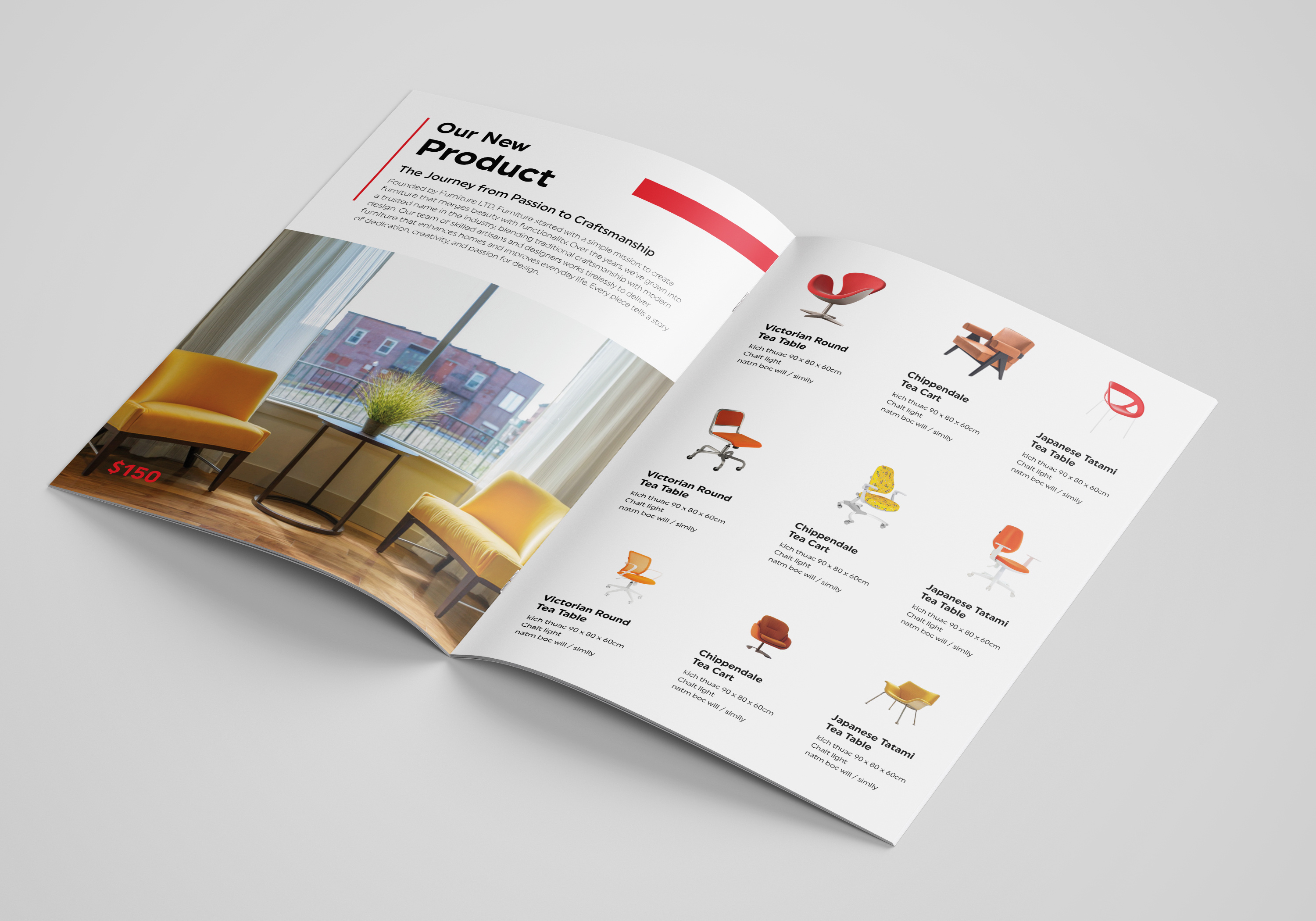Furniture Catalog Brochure Design by Bipul Islam on Dribbble