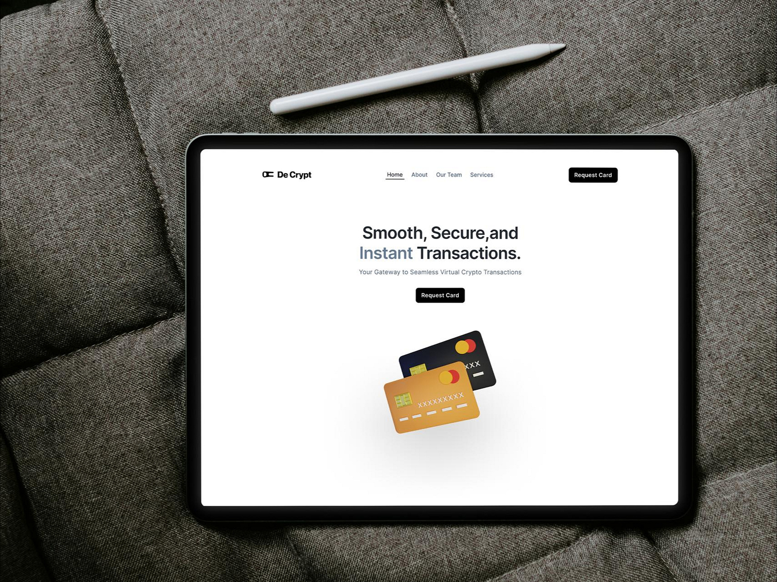 Decrypt mockup by Marv~Web3 on Dribbble