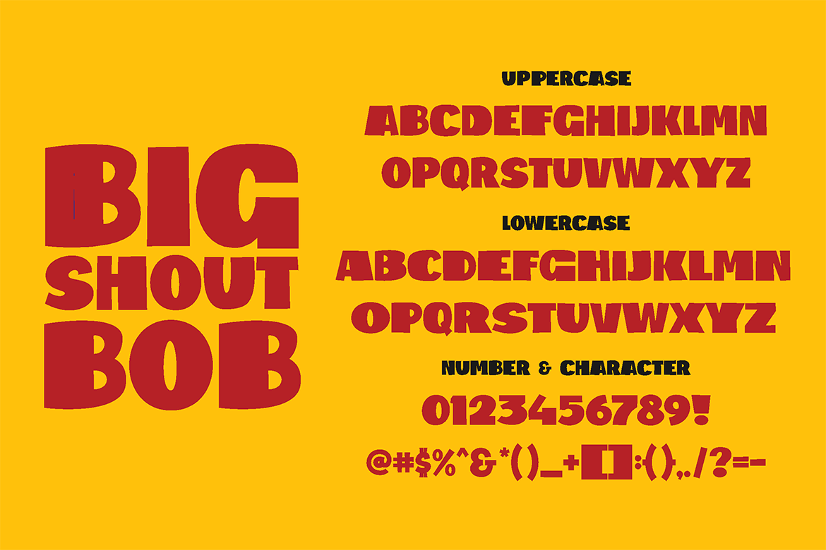 Big Shout Bob – Comic Cartoon Font by The Bundles on Dribbble