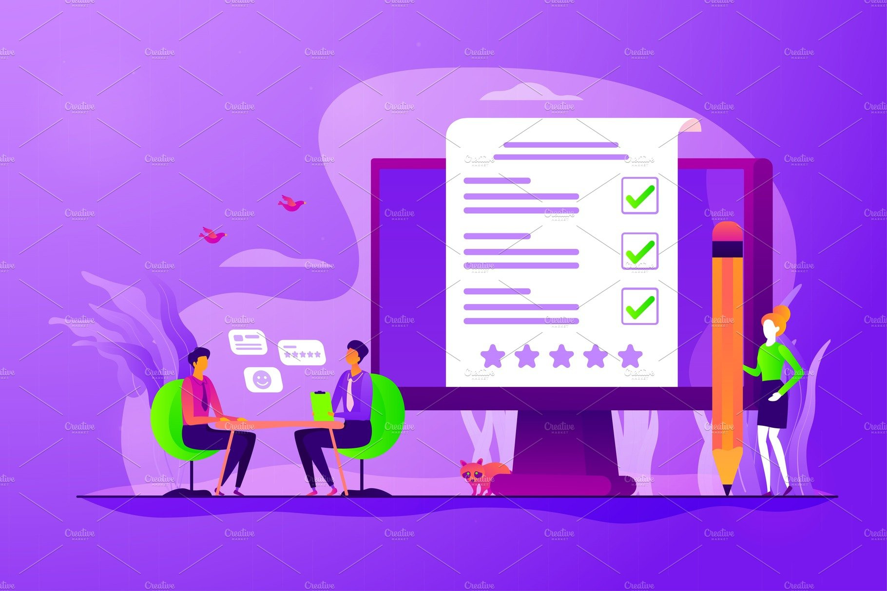 Employee Assessment Concept Vector By Visual Generation On Dribbble employee-assessment-concept-vector-by-visual-generation-on-dribbble