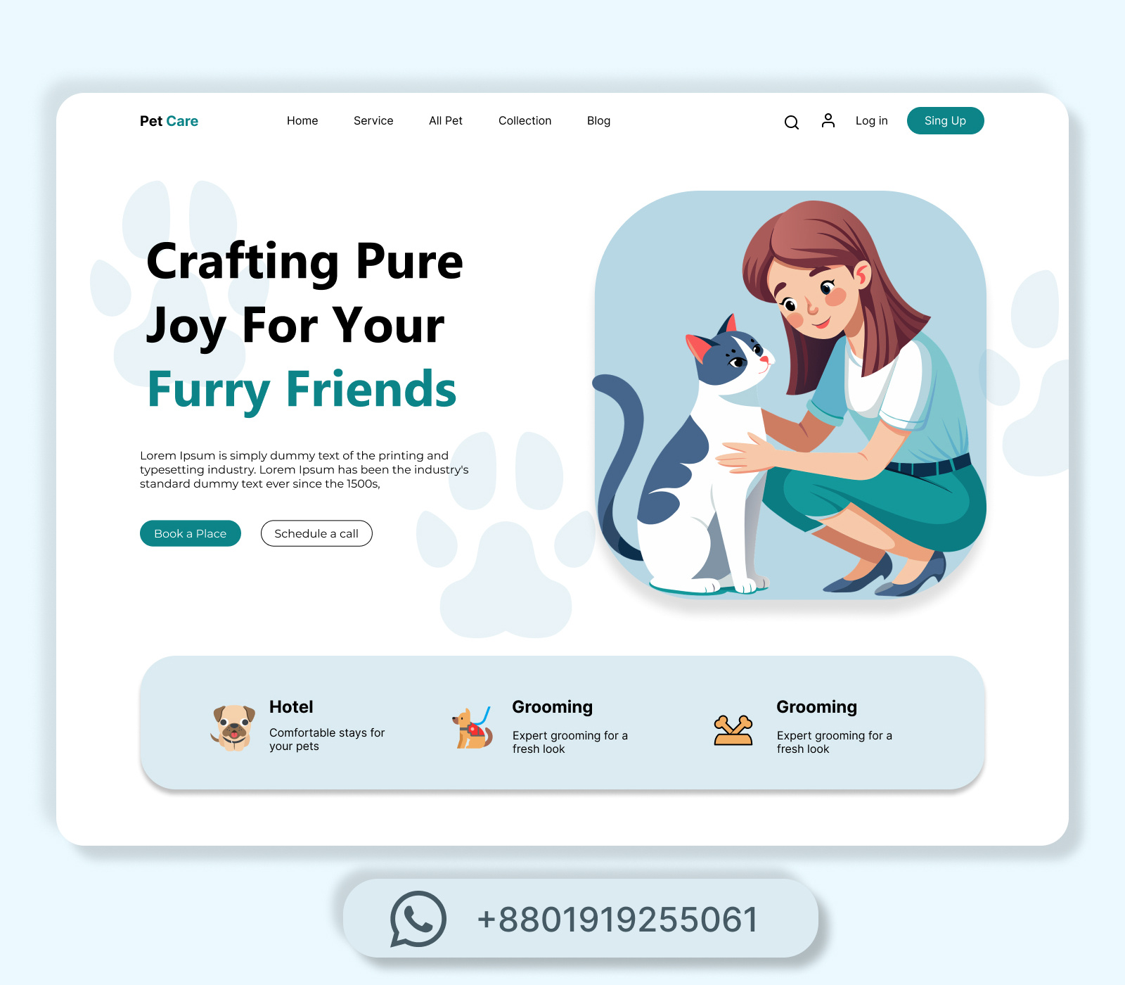 Cat UI designs, themes, templates and downloadable graphic elements on ...