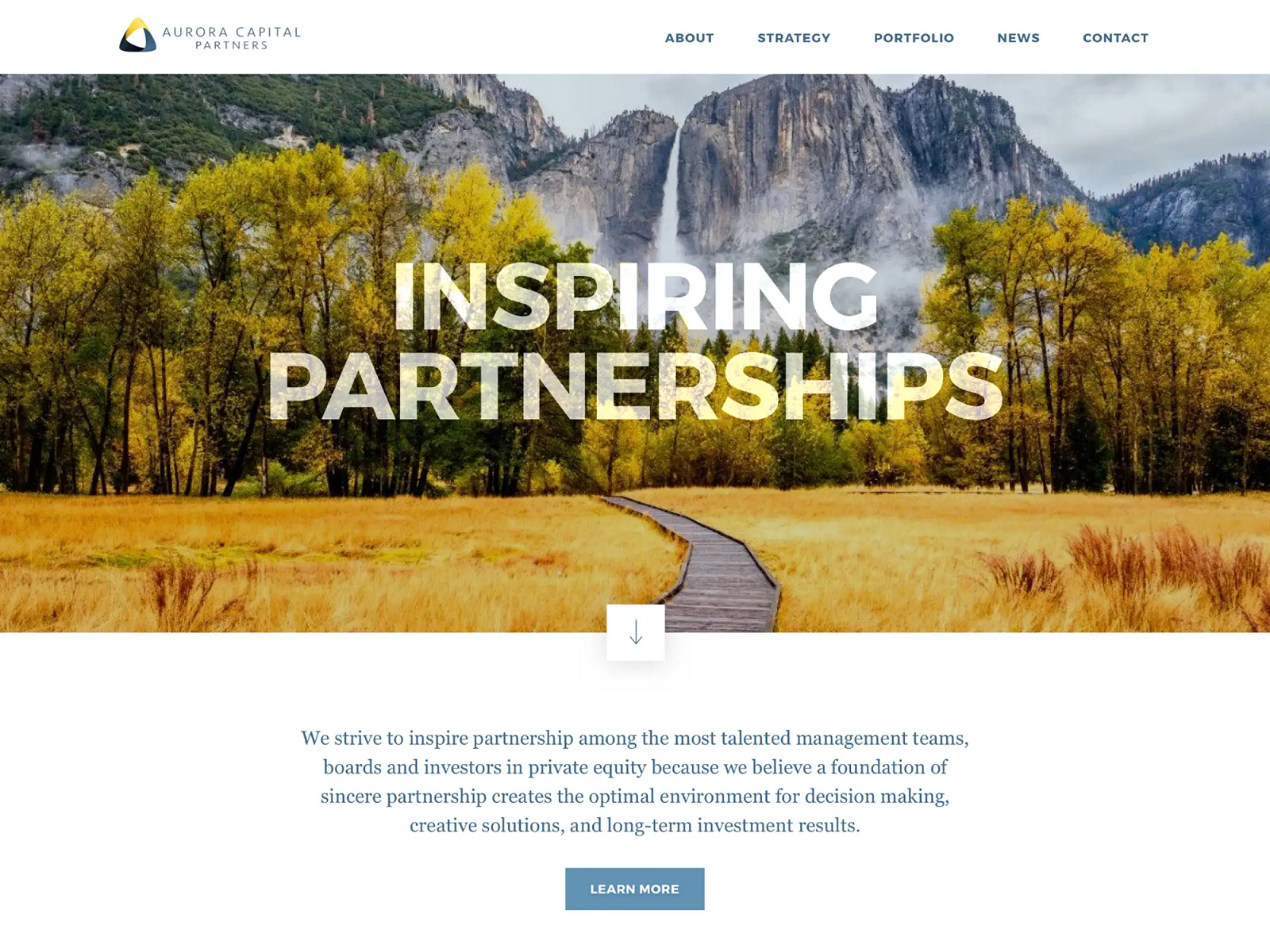 Aurora Capital Partners Website Design & Development by SPINX Digital on Dribbble