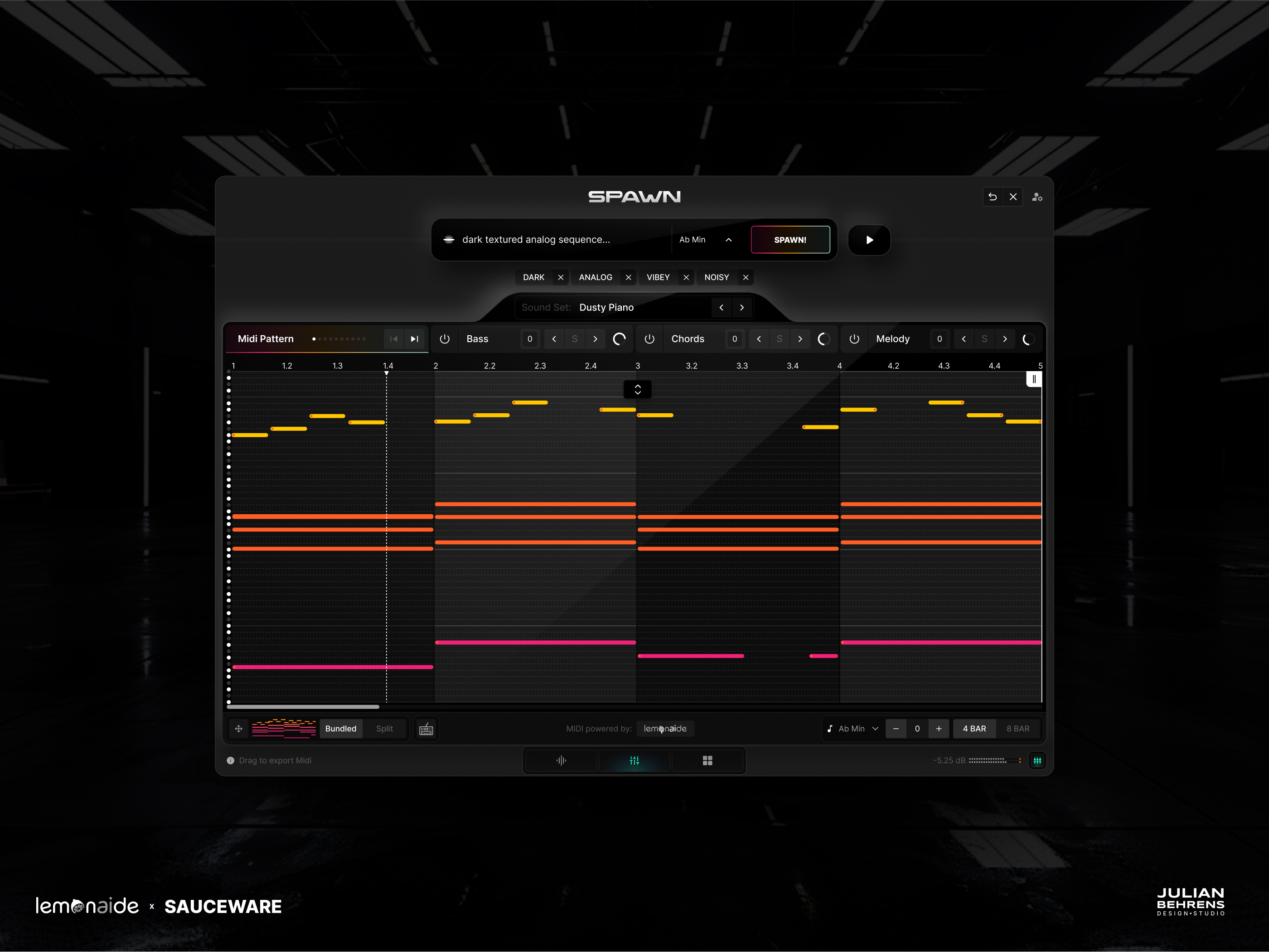SPAWN - Ai Synth by Lemonaide & SAUCEWARE by Julian Behrens on Dribbble
