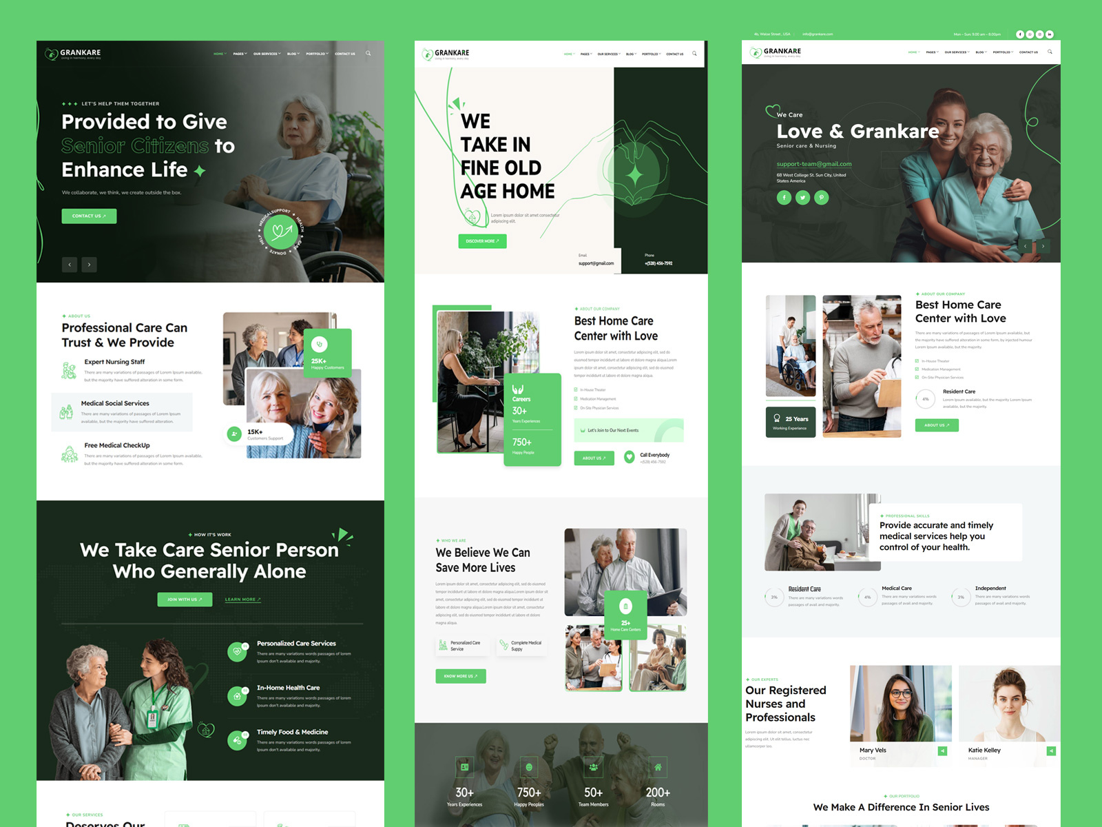 👵🏡 Transform Your Senior Care Business with Grankare! 🌟 by Zozothemes ...