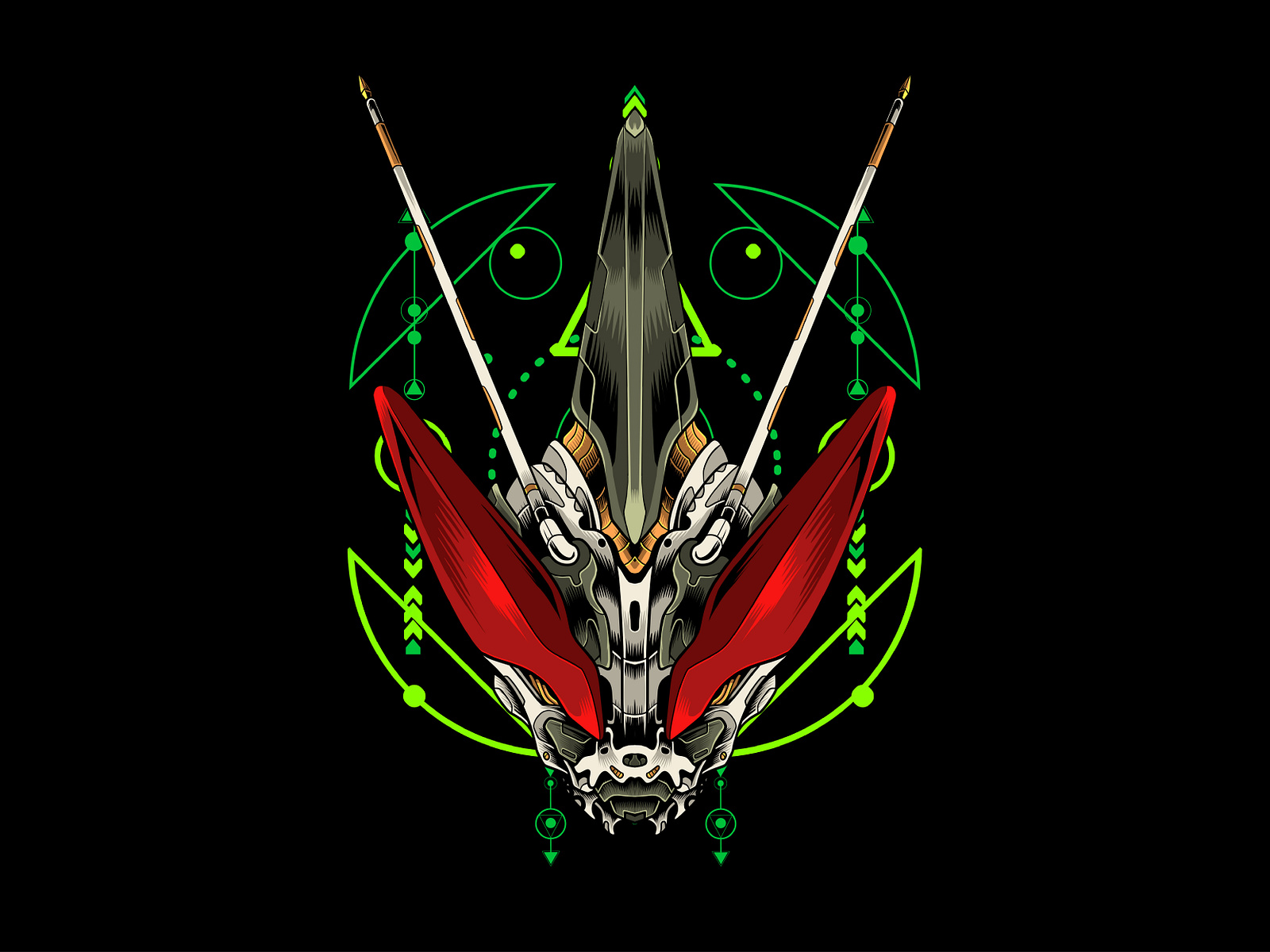 Cyber Praying Mantis by Adde Atrians | Atrians Studio on Dribbble