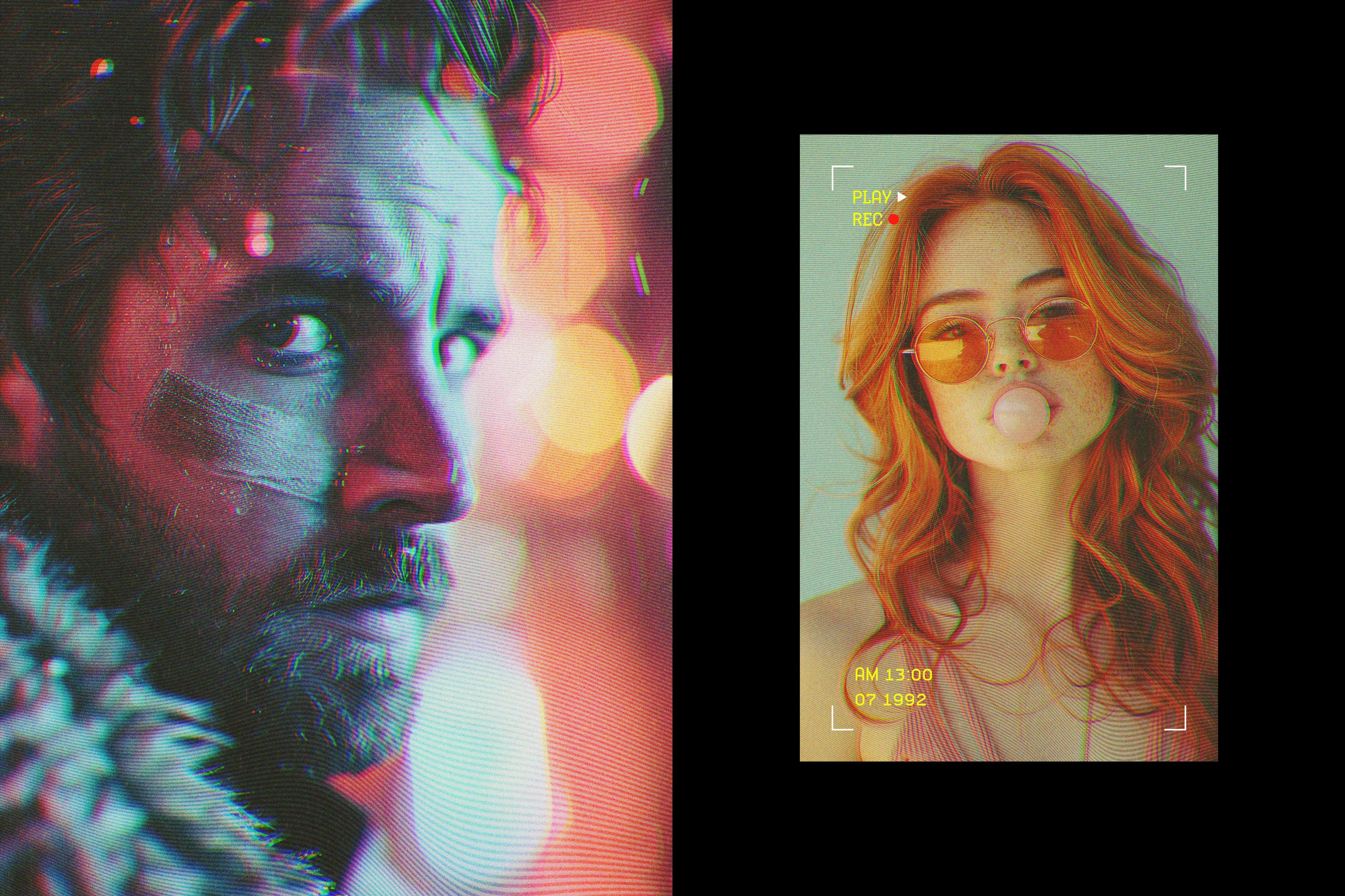 Vintage VHS Tape Photo Effect by Pixelbuddha on Dribbble