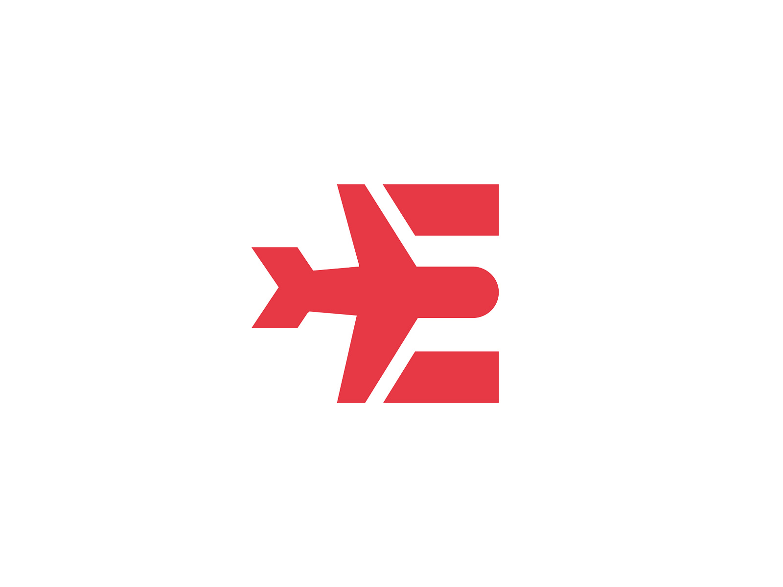 Logo Design, Airplane & Letter E Logo for Travel and Aviation by ...