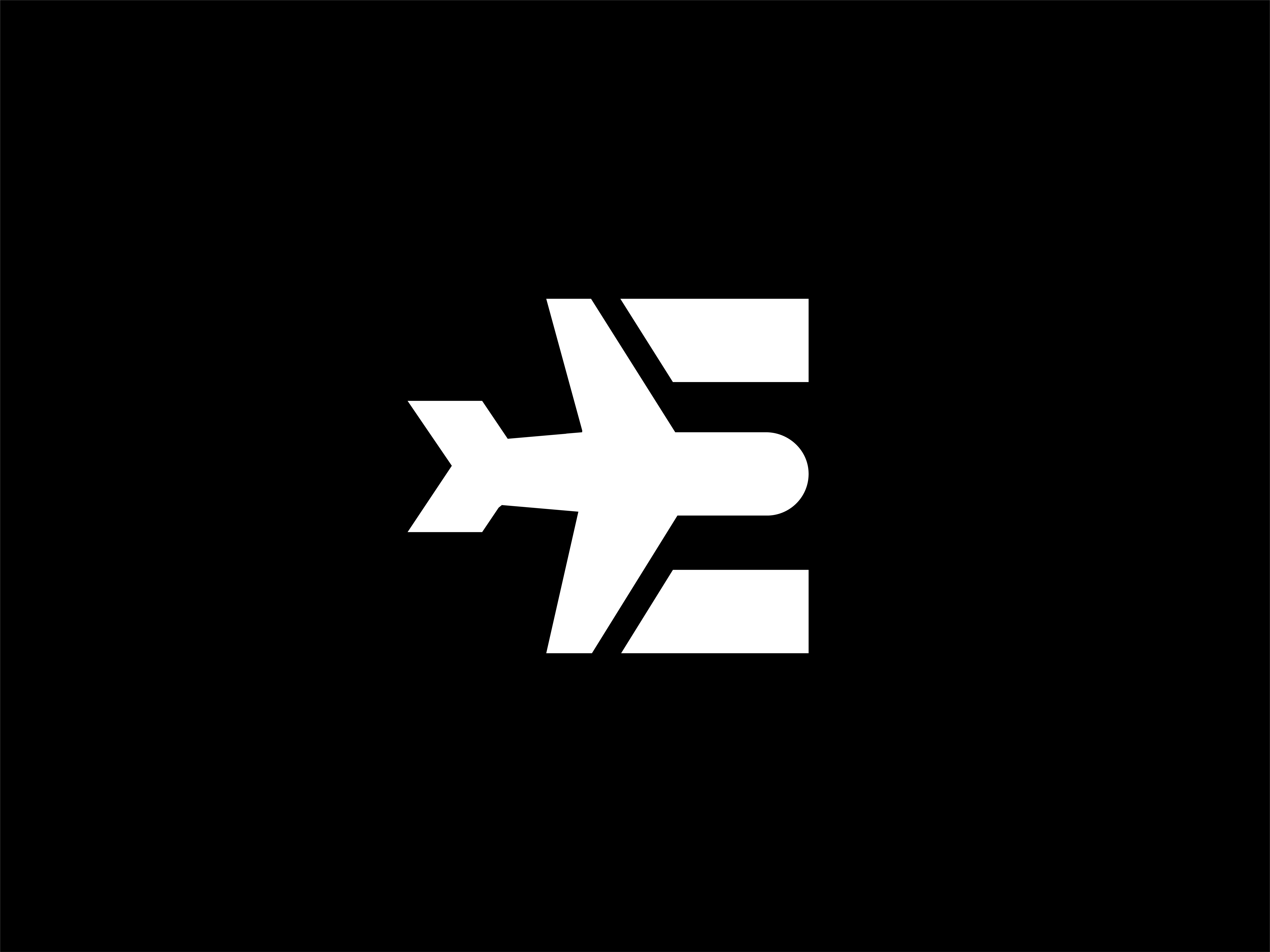 Logo Design, Airplane & Letter E Logo for Travel and Aviation by ...