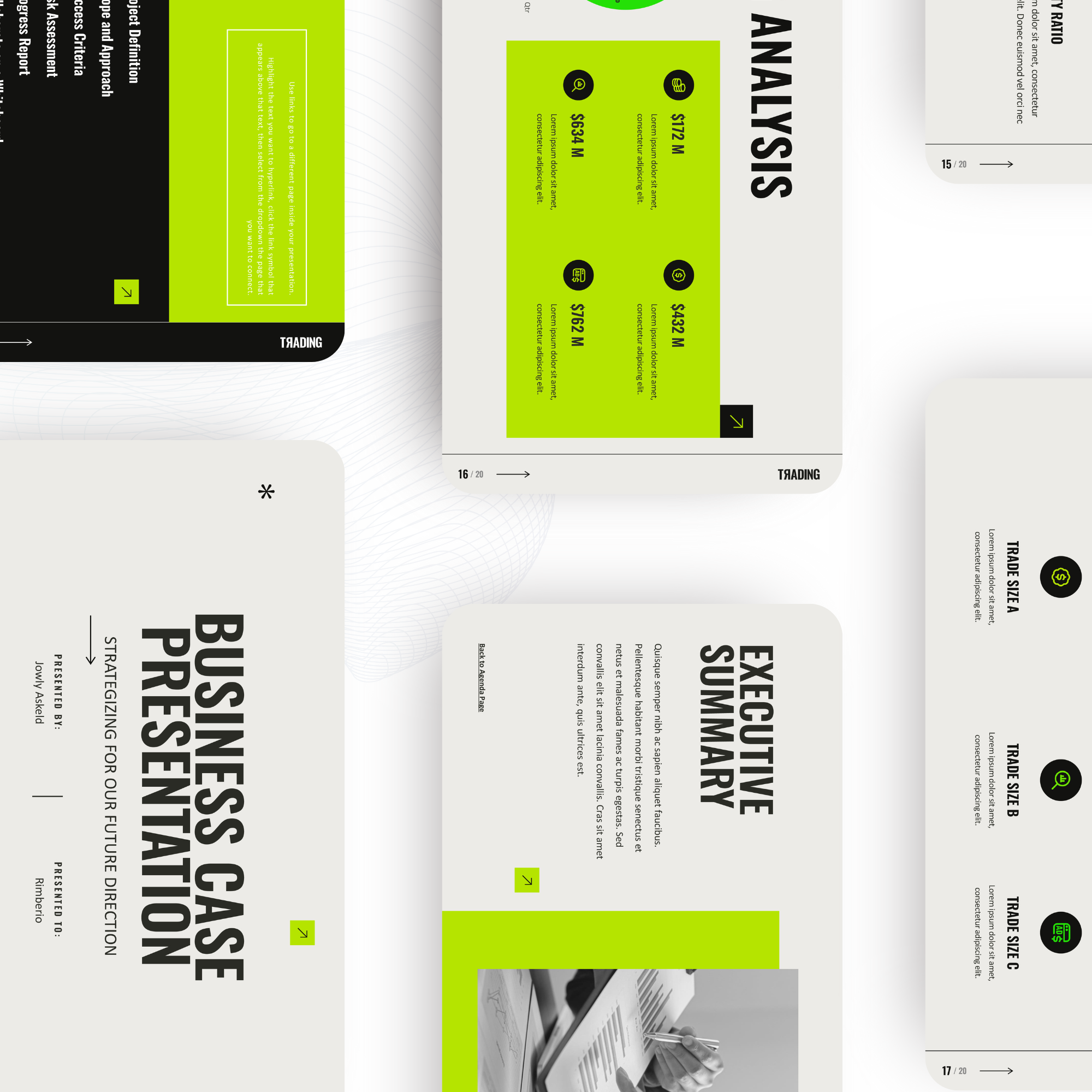 Business case Presentation Design by SAL BESARI on Dribbble