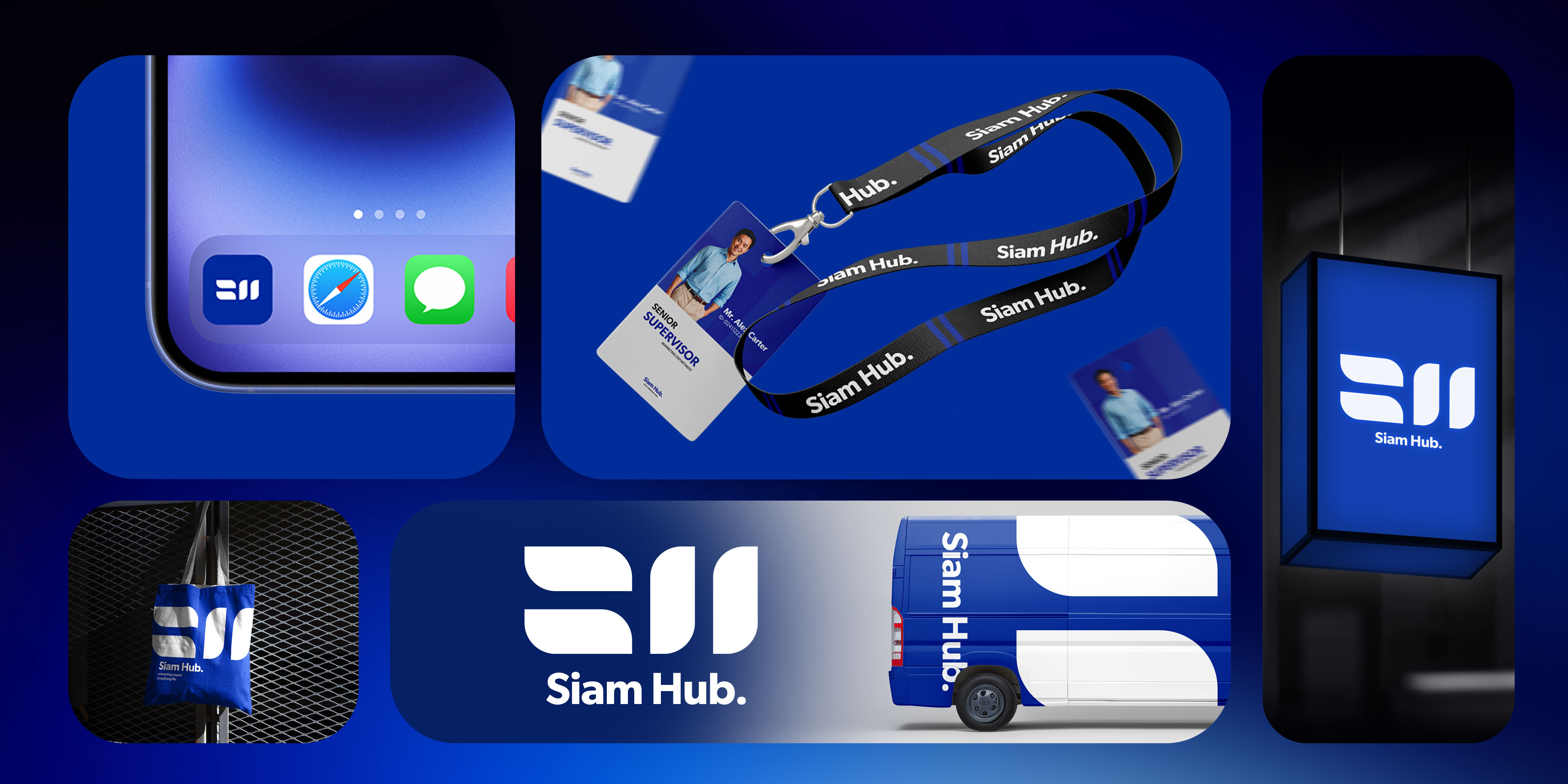 Logo and Brand Identity for Siam Hub. by Aung Pyae Phyo on Dribbble