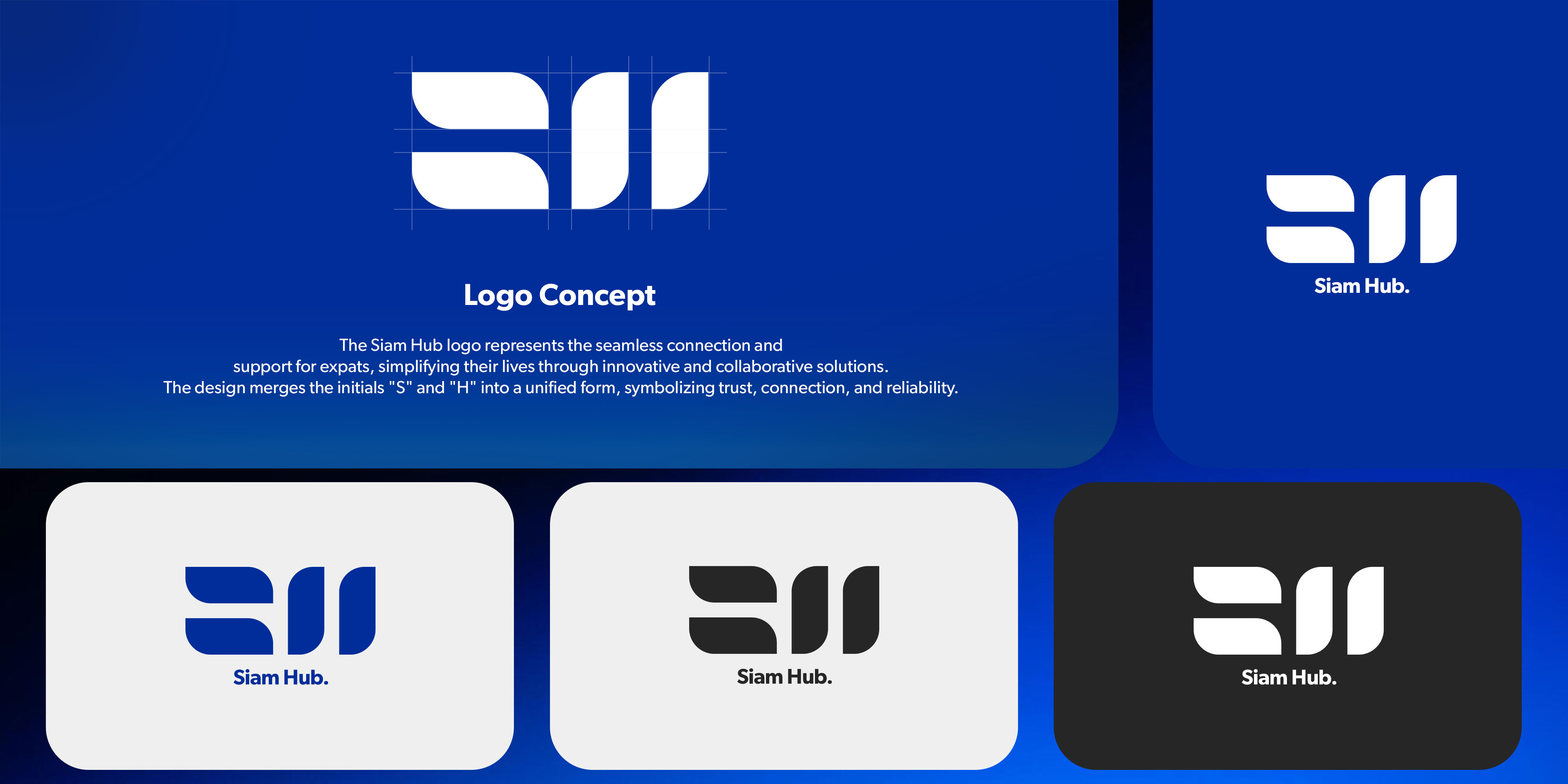 Logo and Brand Identity for Siam Hub. by Aung Pyae Phyo on Dribbble