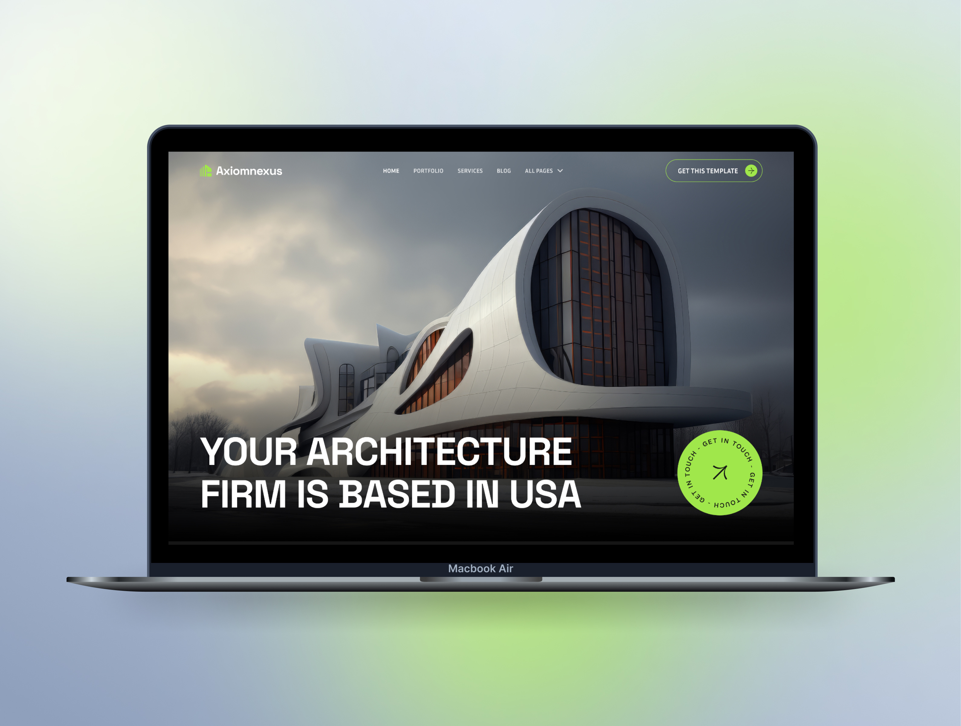 Axiom Nexus — Architecture Agency website Template by Tarik Eamin for ...