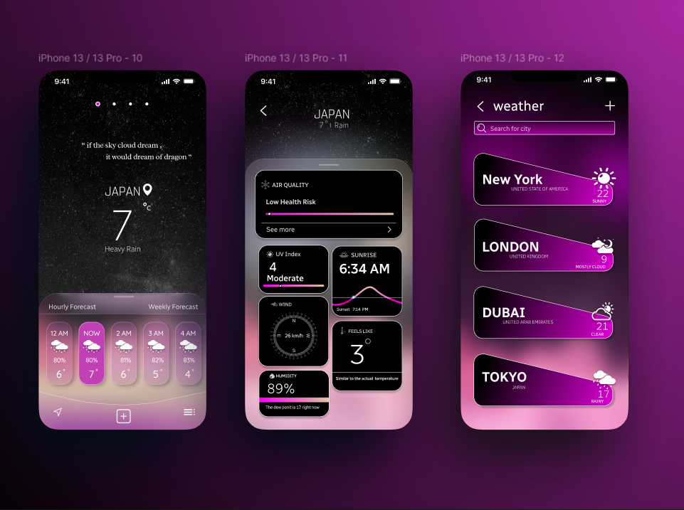 Weather Mobile App Ui/Ux Design by brizex_koir on Dribbble Weather Mobile App Ui/Ux Design by brizex_koir on Dribbble