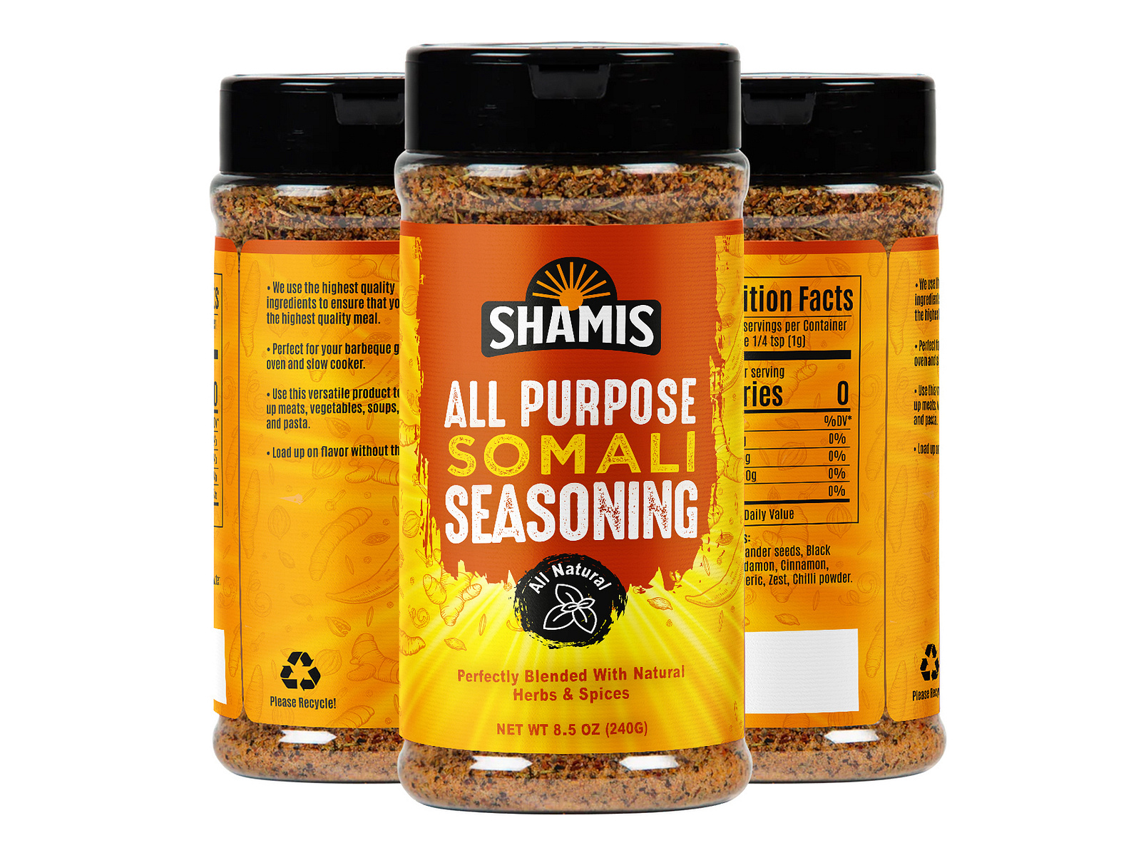 Shamis All Purpose Seasoning Packaging Design by Pixels Studio on Dribbble