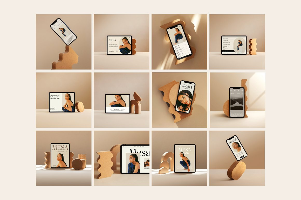 Mesa - CANVA Digital Devices Mockups by Product Mockup on Dribbble