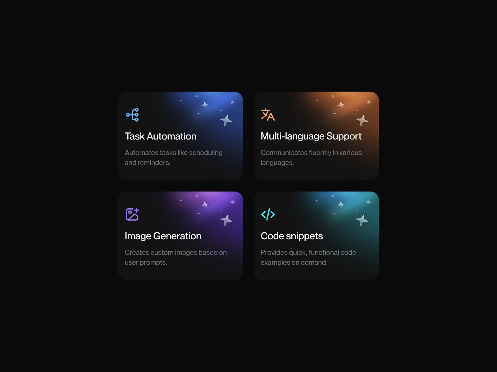 AI Chat Cards by David Markov™ on Dribbble