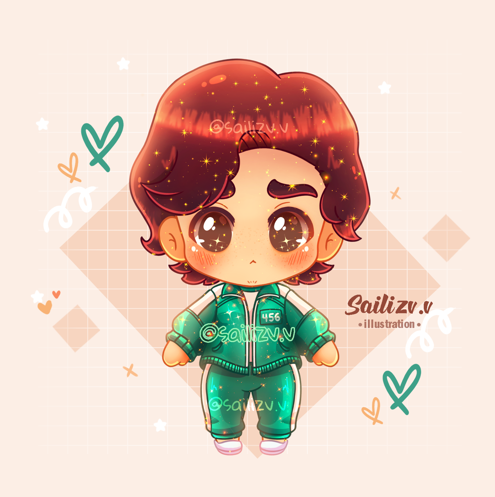 Seong-GiHun Fanart cute by sailizv.v by Sai Liz on Dribbble