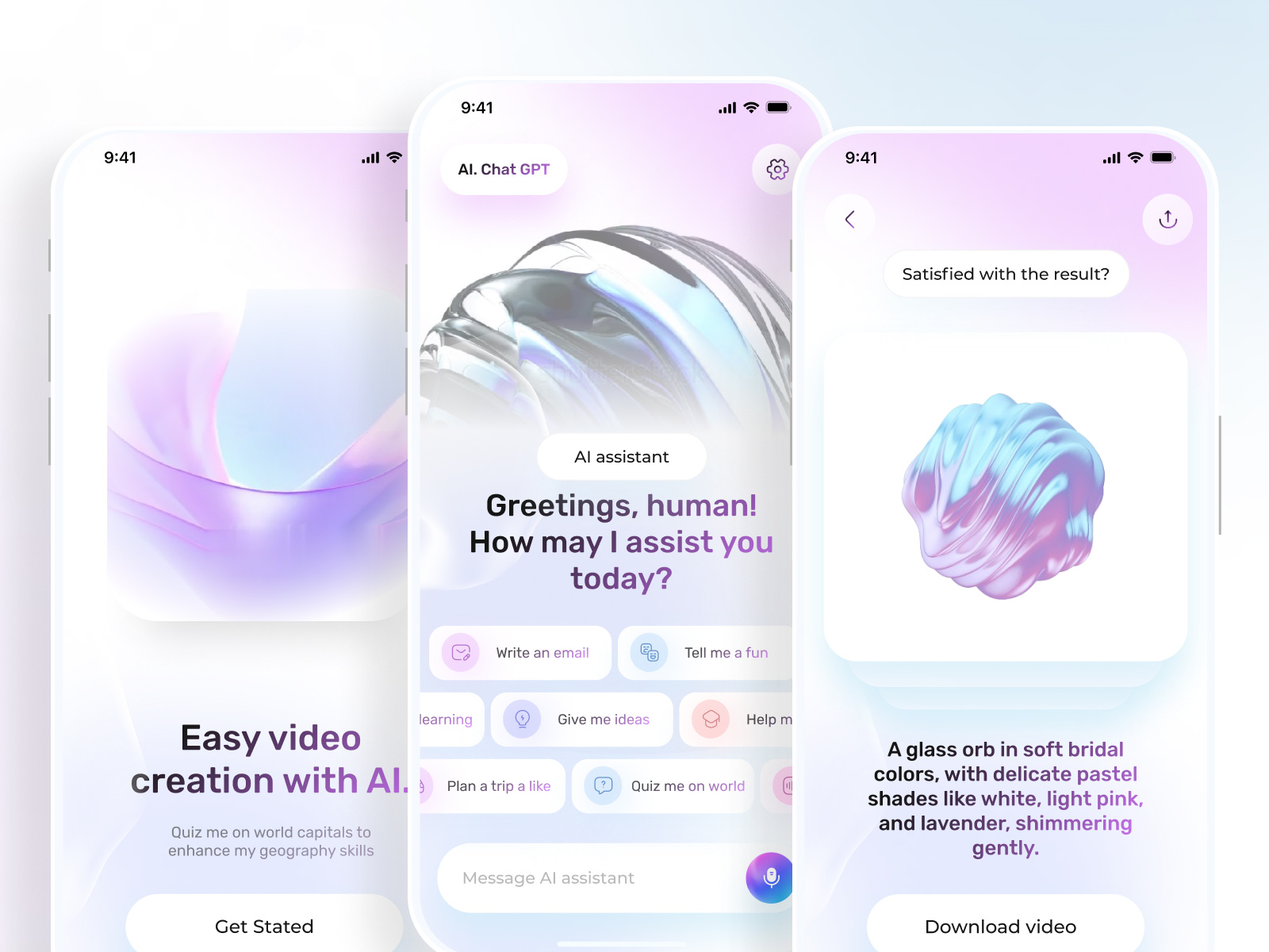 Ai app design by lazy kar for LazyInterface UI UX Team on Dribbble
