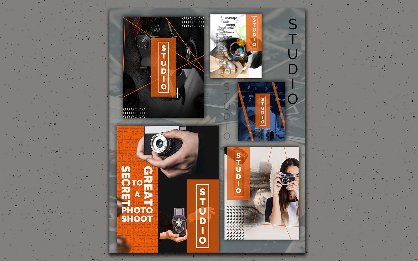 Photoshoot Studio Posters by Misbah Qayyum on Dribbble