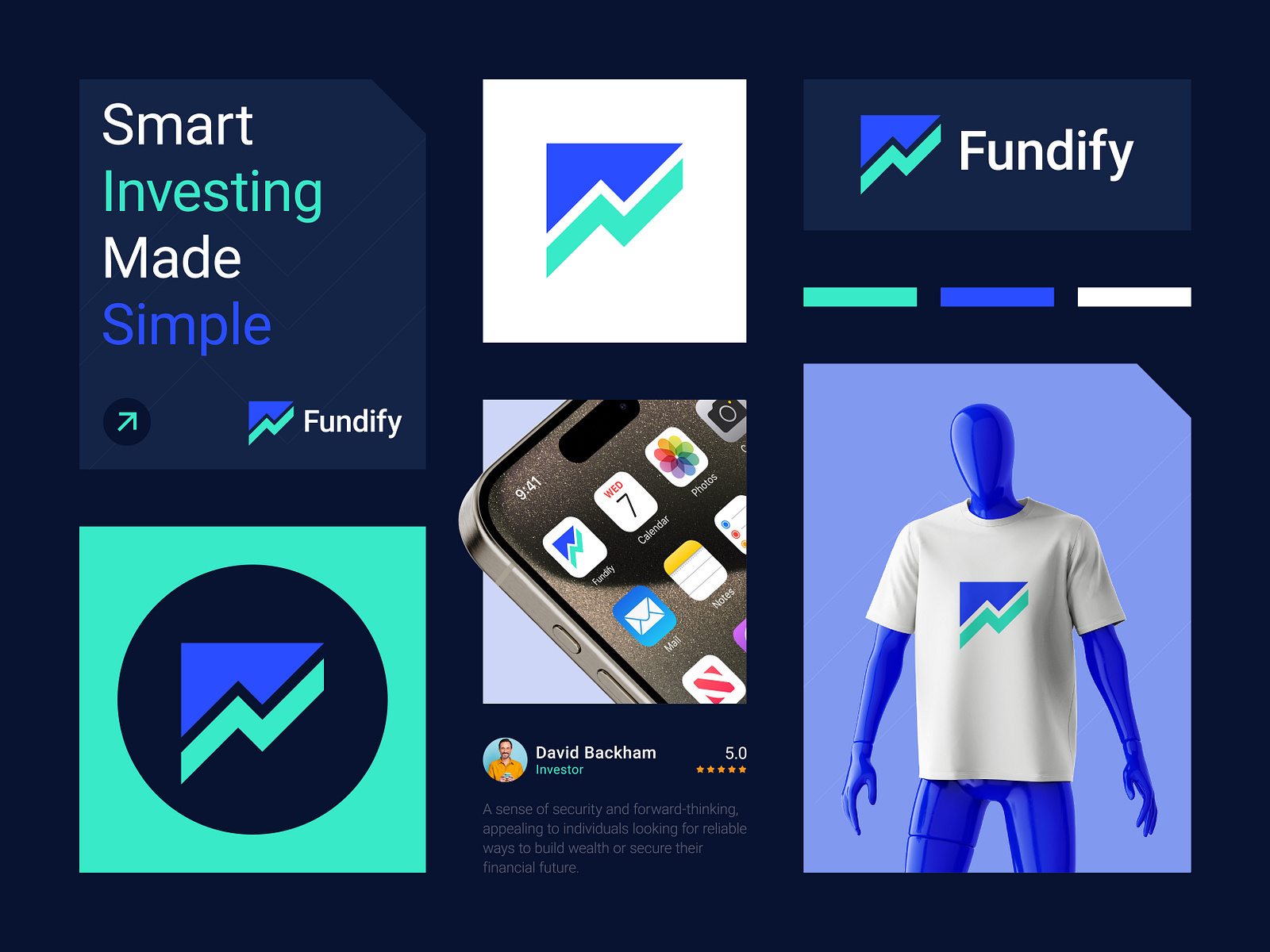 Fundify logo design by Mehedi Hasan on Dribbble