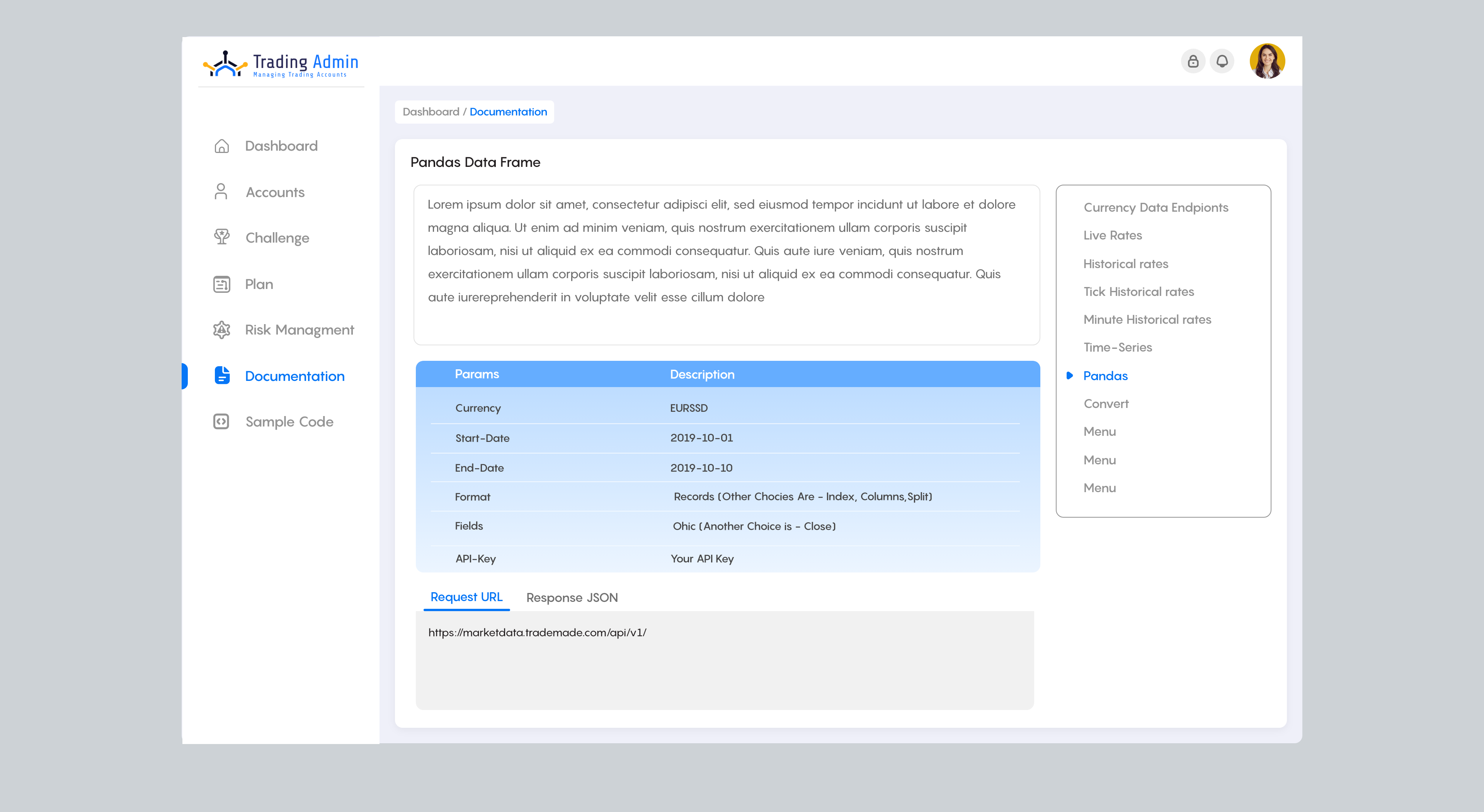 Trading Admin - trading dashboard by Ehsan90 on Dribbble