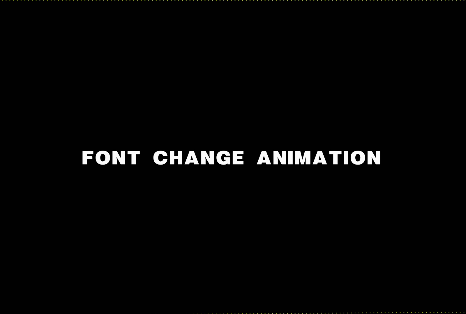 Font animation by Nadiia on Dribbble