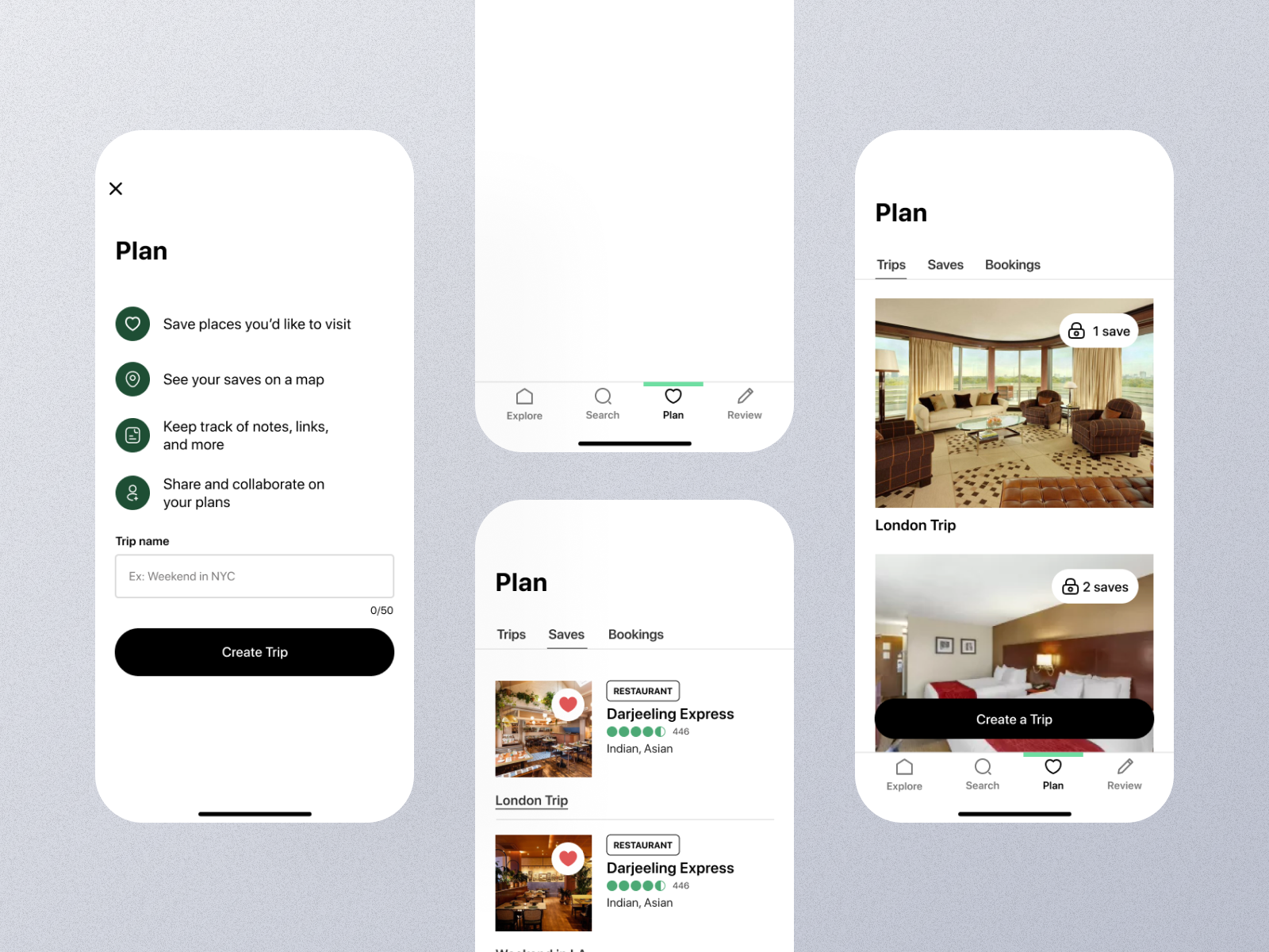 Trip Plan Mobile App Ui by UI Ants on Dribbble