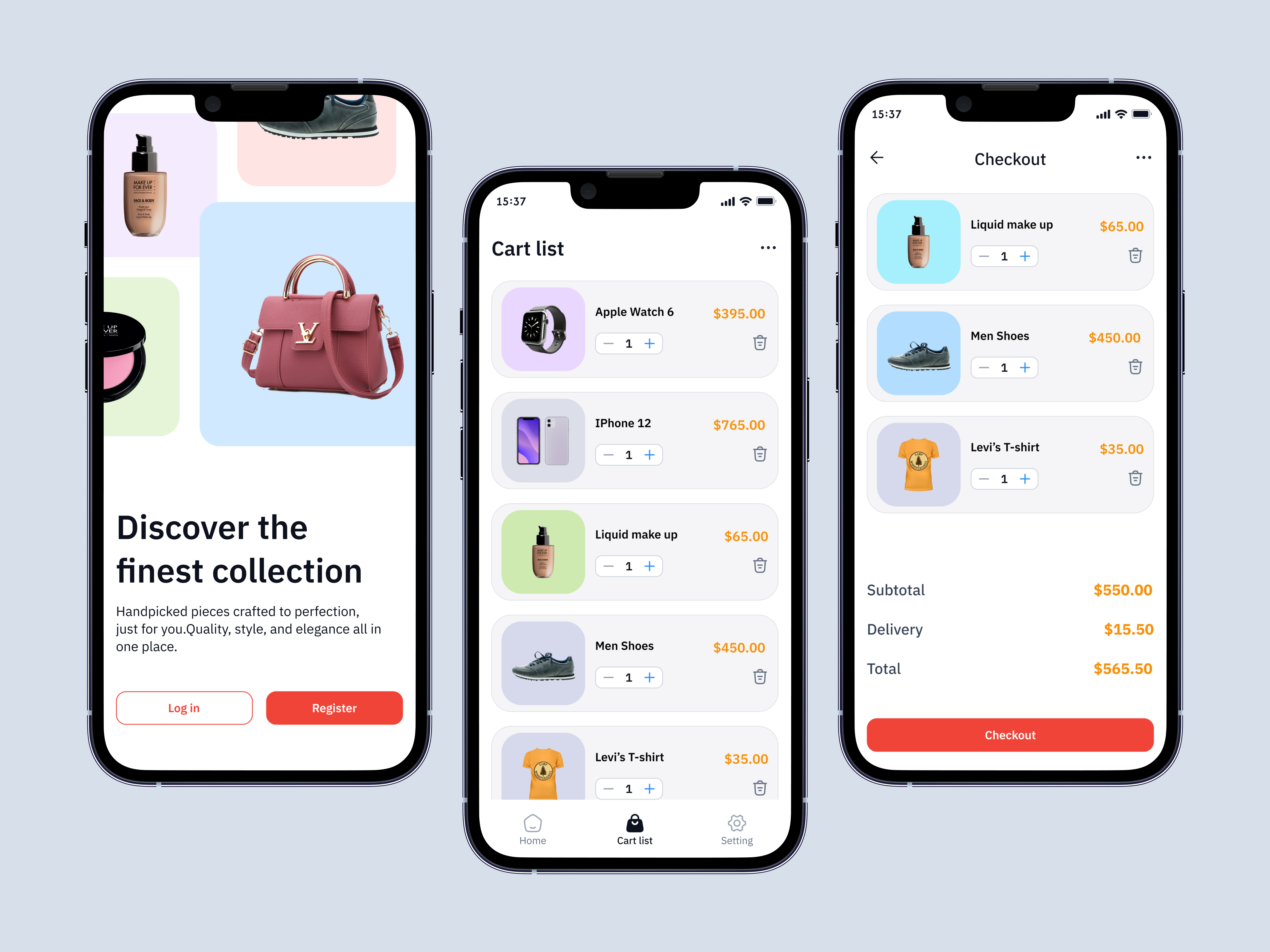 E-commerce - Mobile App Project by Foysal alam for Firqah Lab-UX UI | Web Design | Web & Mobile ...