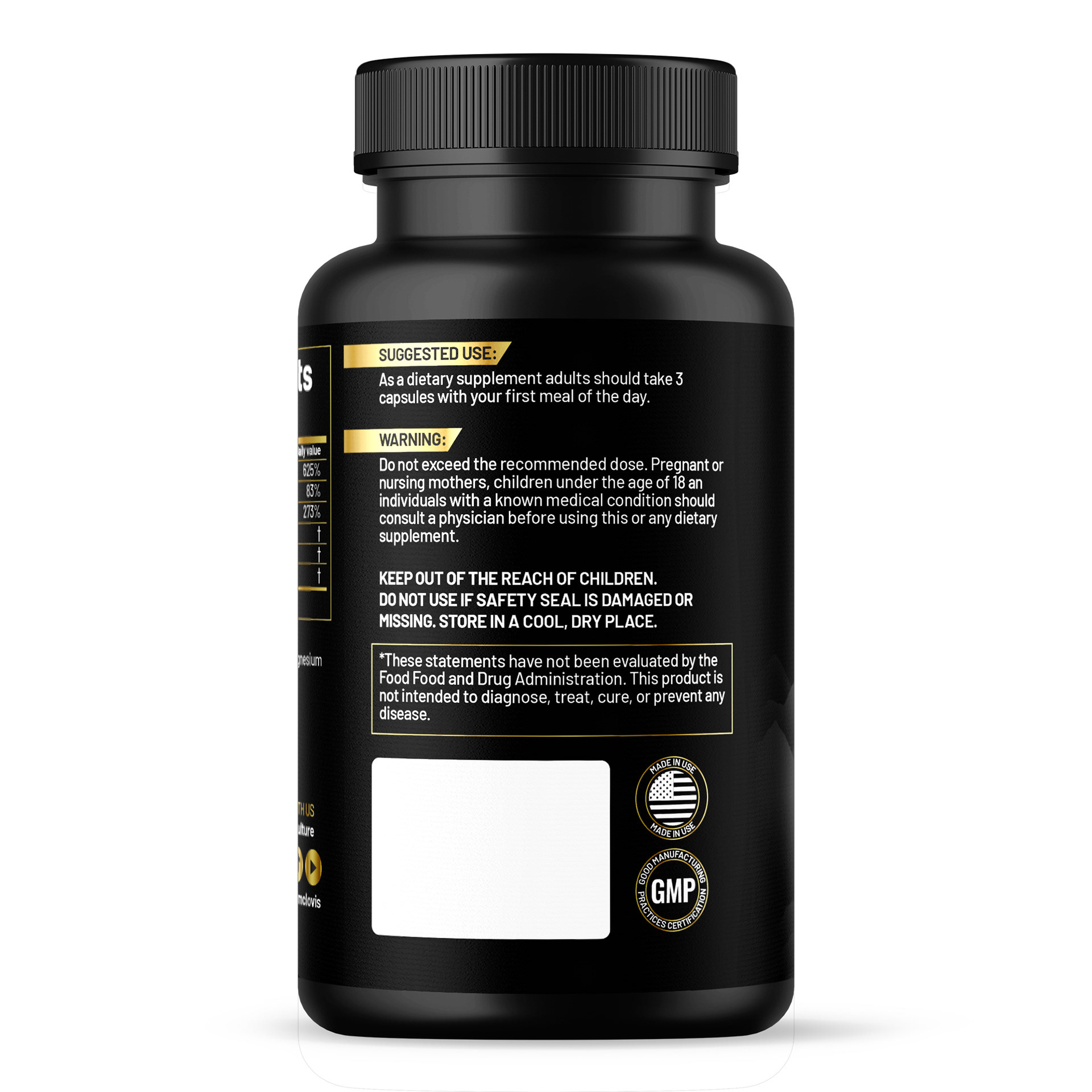 Shilajit Supplement | Packaging label design by Pixels Studio on Dribbble