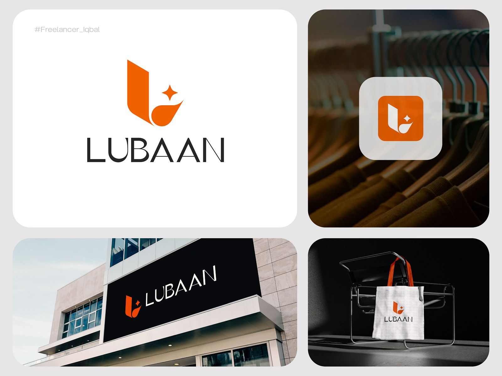Lubaan - Luxury Clothing Brand Logo Design by Freelancer Iqbal on Dribbble