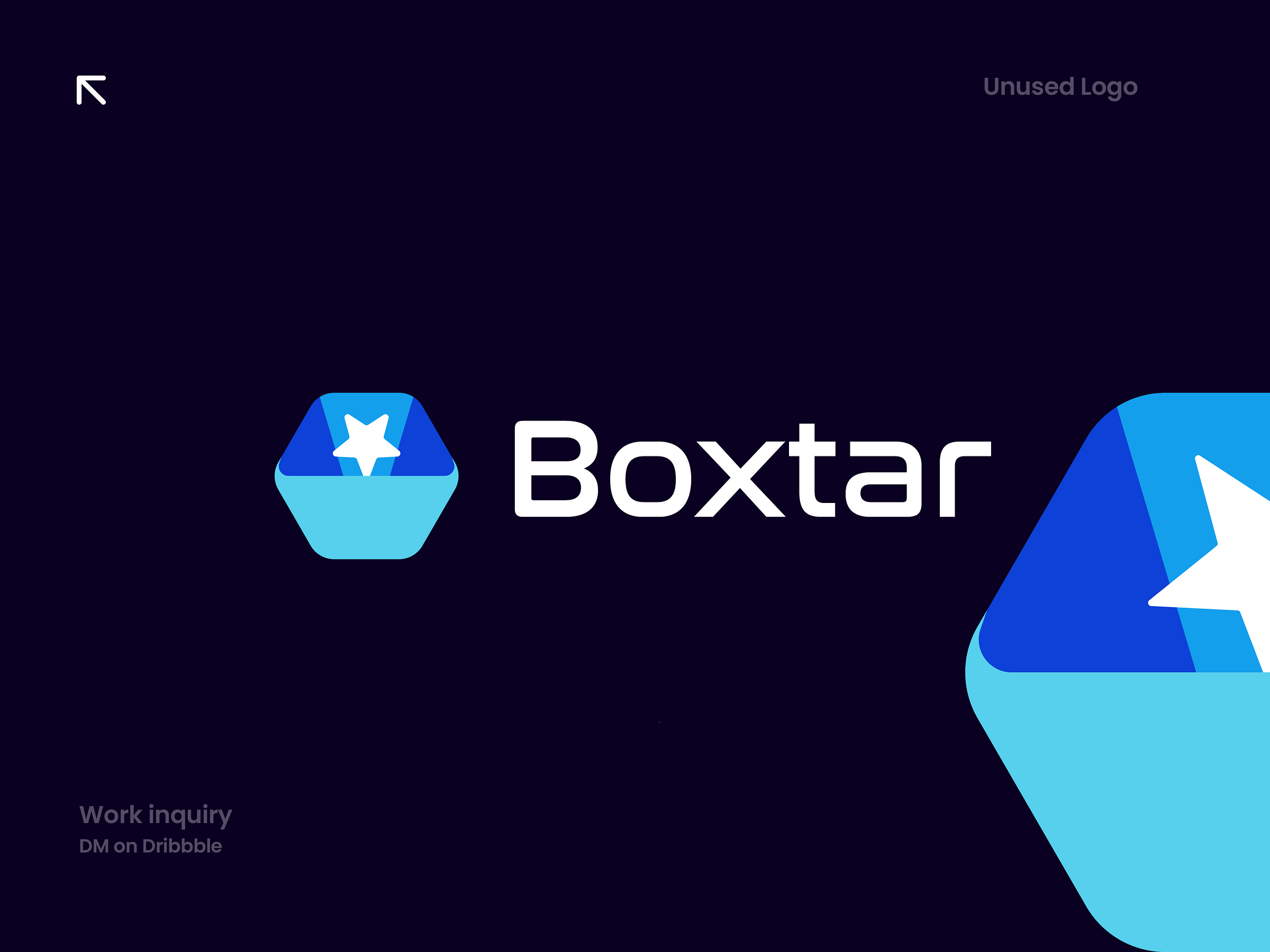 Box and Star, Storage, Drive, Cloud Storage Logo Design by Al Mamun ...