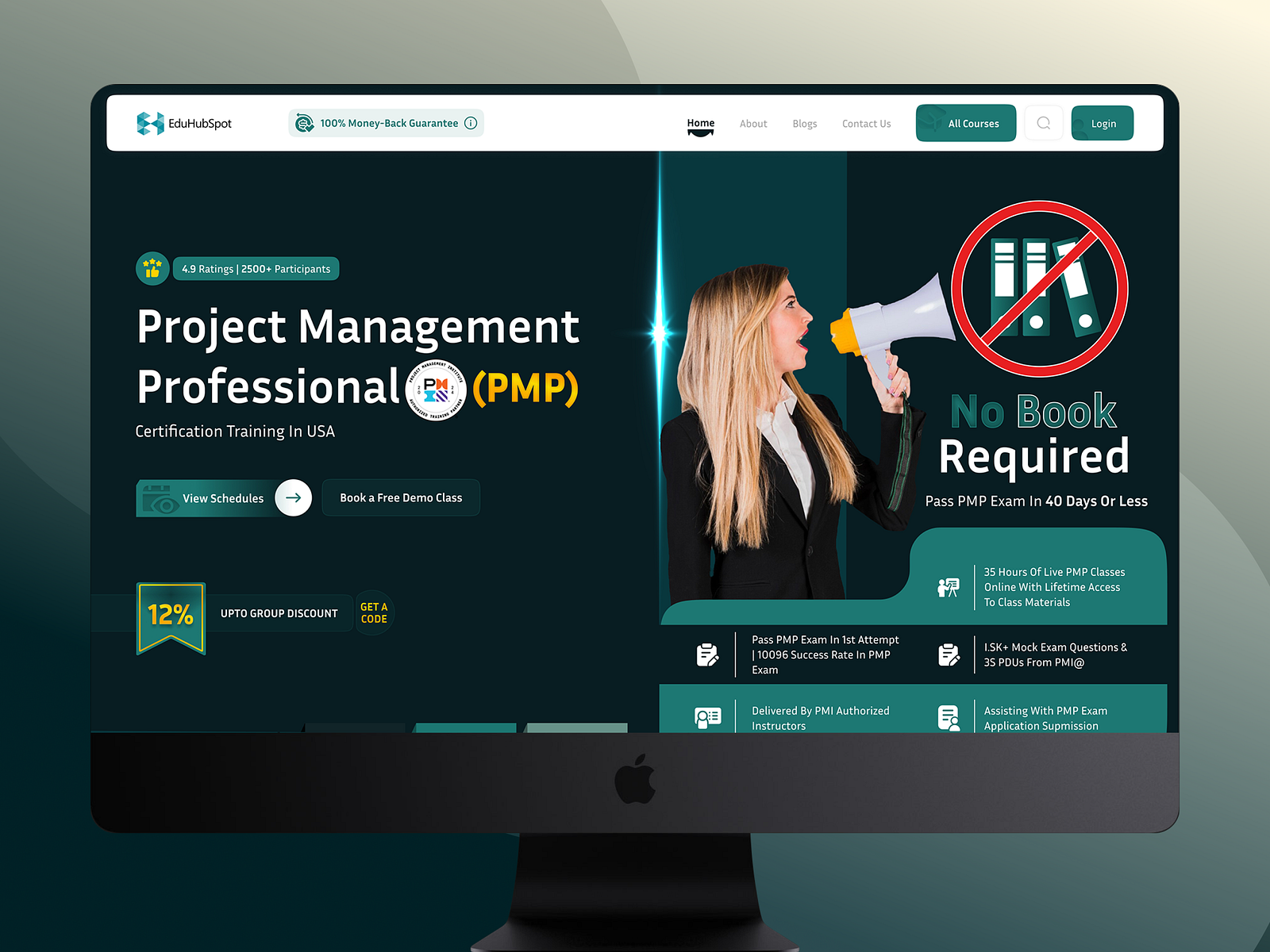 EduHubSpot PMP Certification Page : Website Designing by Master ...